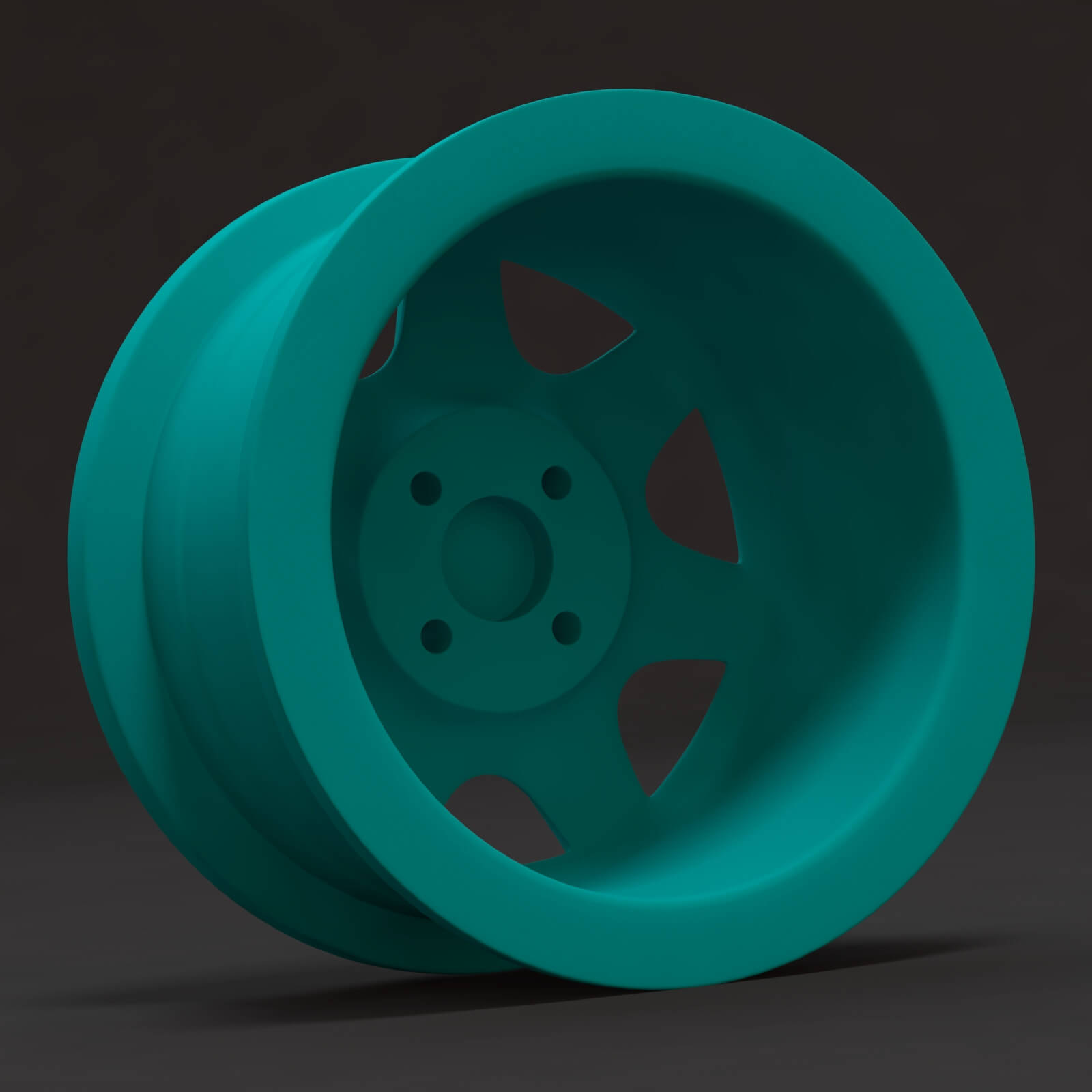 Ford RS 7 Spoke Rim Convex Printable - 3D Print Model by bayazoff