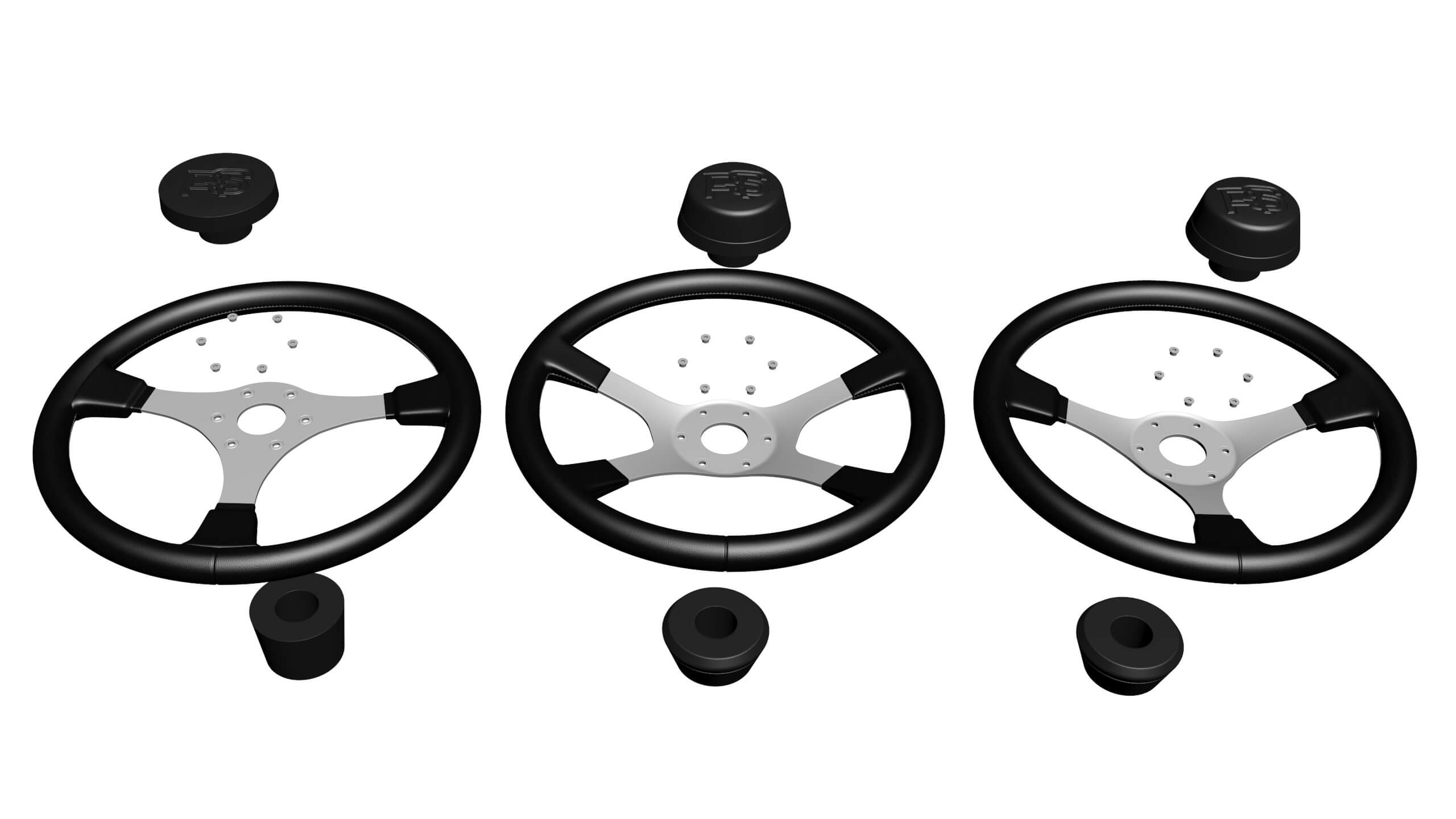 RS Classic Steering Wheels Pack - 3D Model by bayazoff