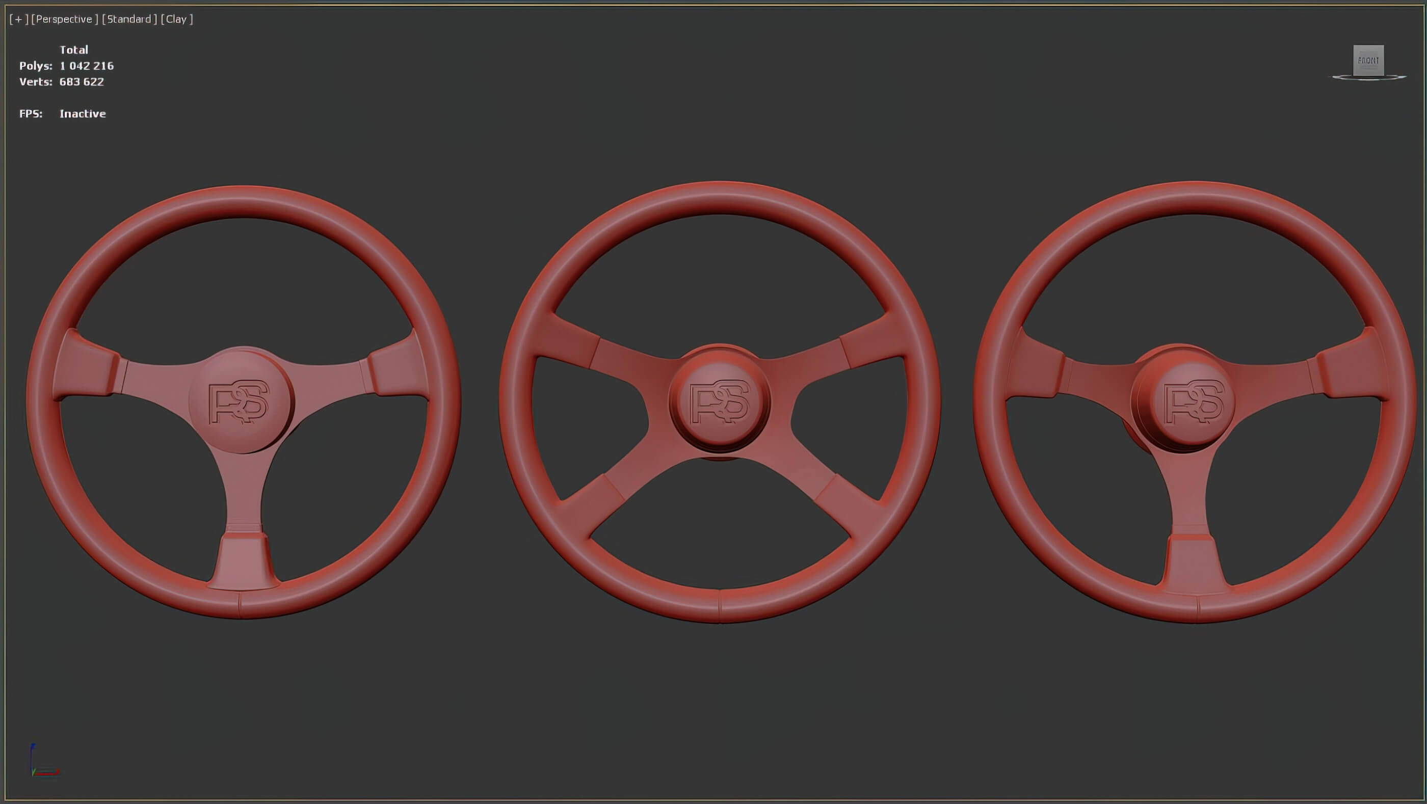 RS Classic Steering Wheels Pack - 3D Model by bayazoff