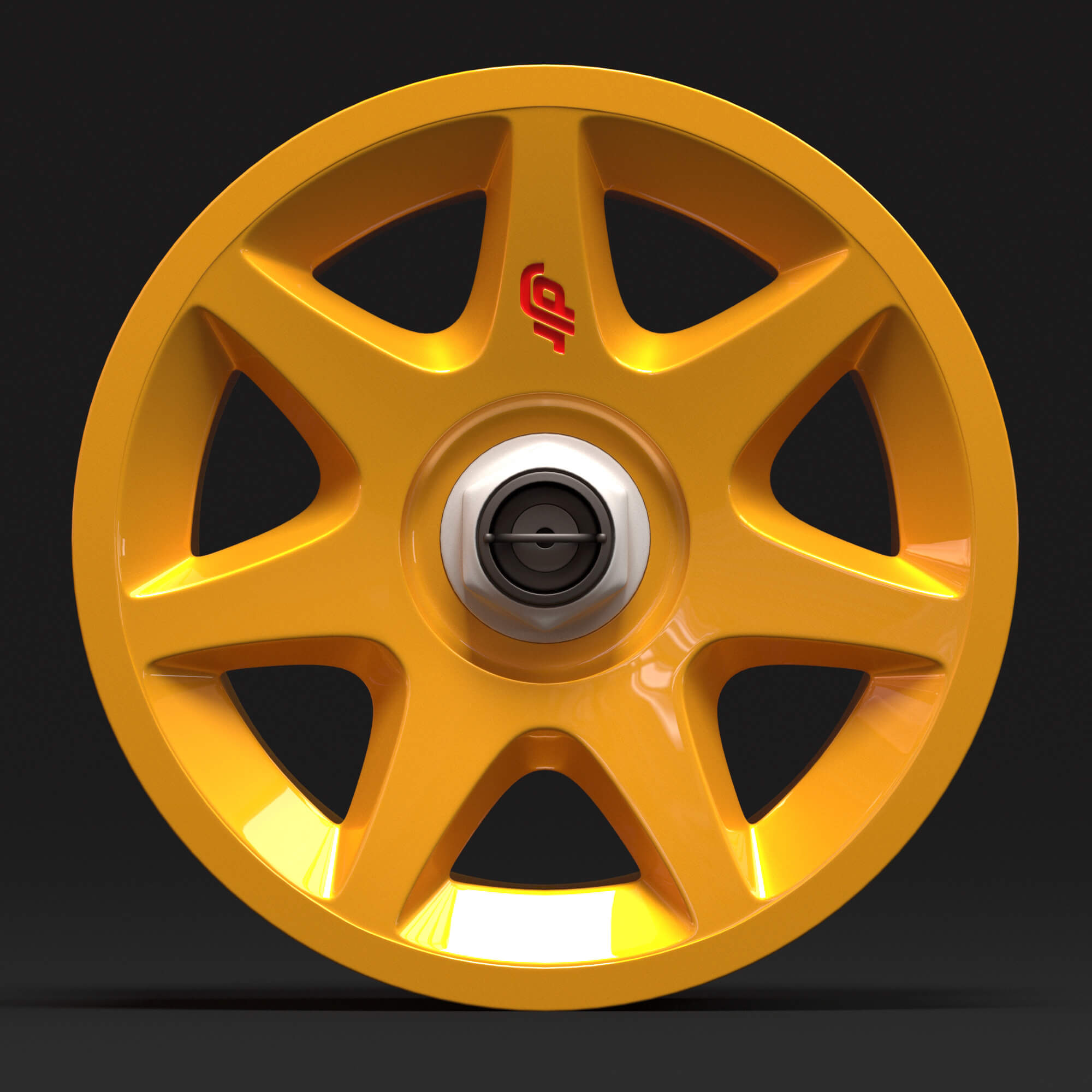 RS7 djr Racing Wheel - 3D Model by bayazoff