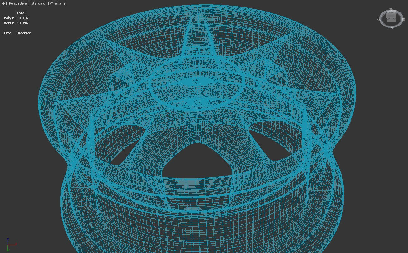 RS7 Softline Printable Rim - 3D Print Model by bayazoff