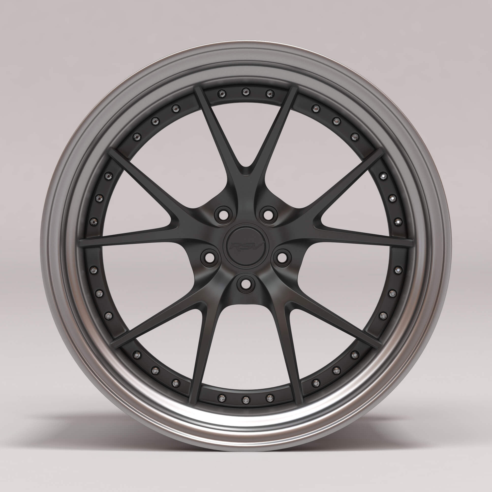 Rsv Forged RS-1 Rim Printable 3 Versions 3D Model by bayazoff