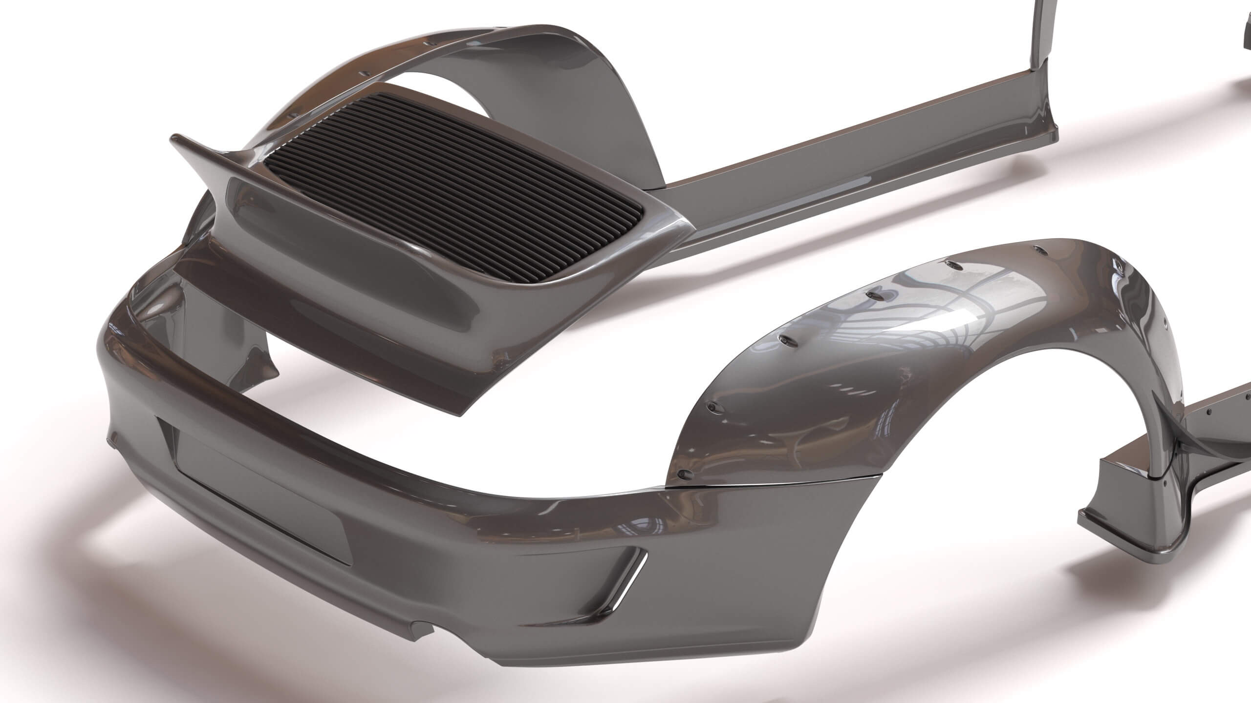 Rwb 993 Ducktail Body Kit Printable - 3D Print Model by bayazoff