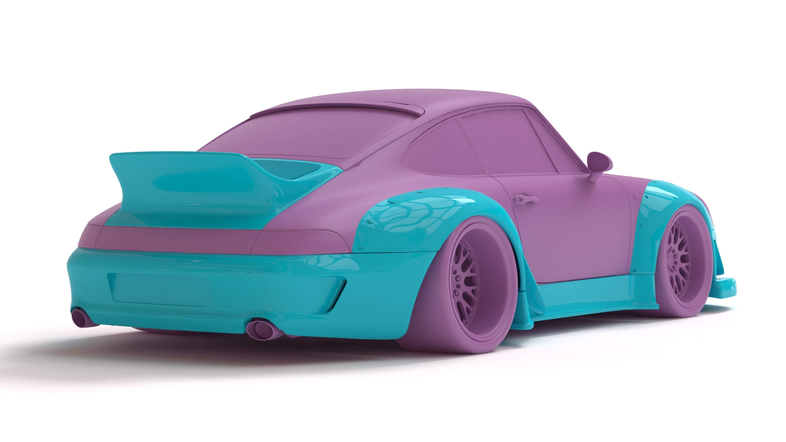 Rwb 993 Ducktail Body Kit Printable - 3D Print Model by bayazoff