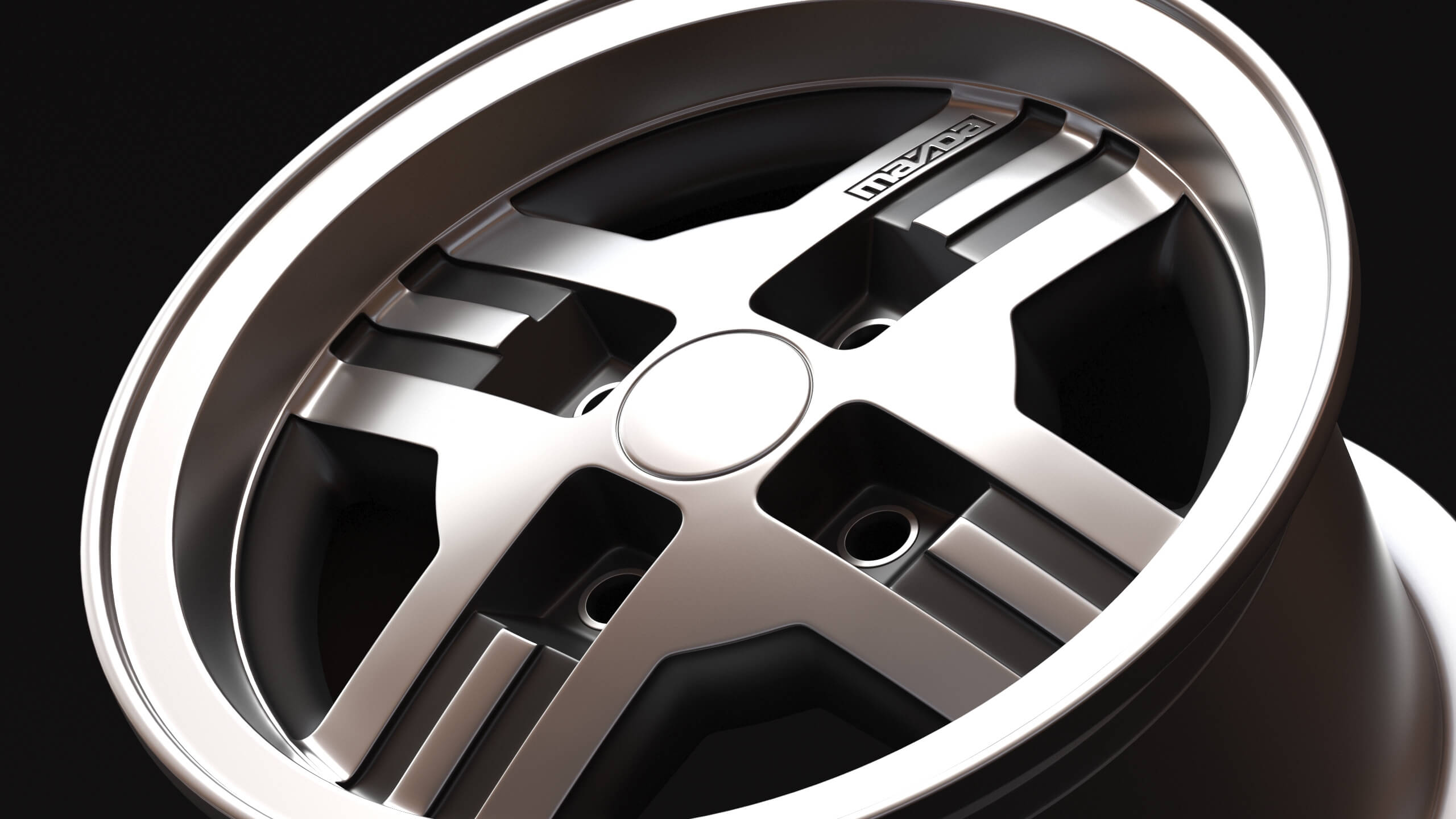 RX-7 626 1981 OEM Wheels 3D Model by bayazoff