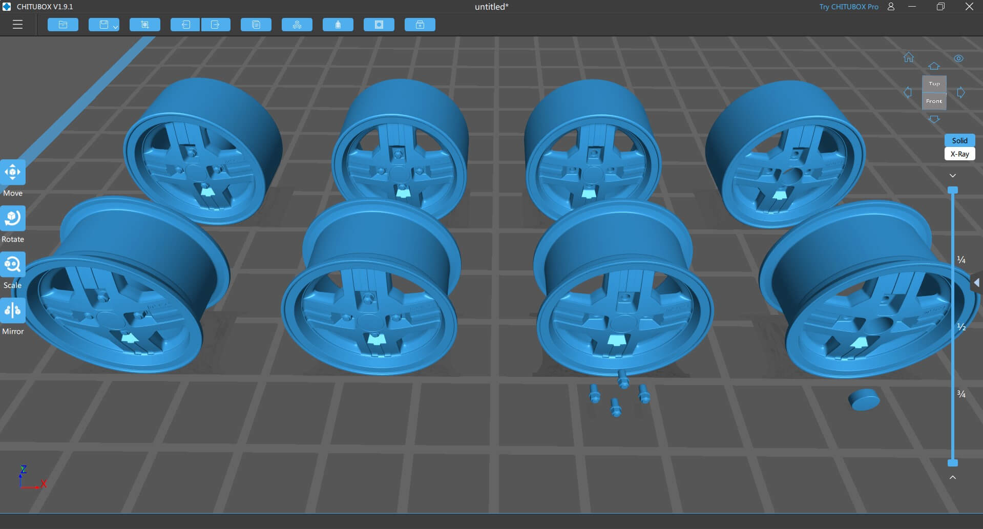 RX-7 626 1981 OEM Wheels 3D Model by bayazoff