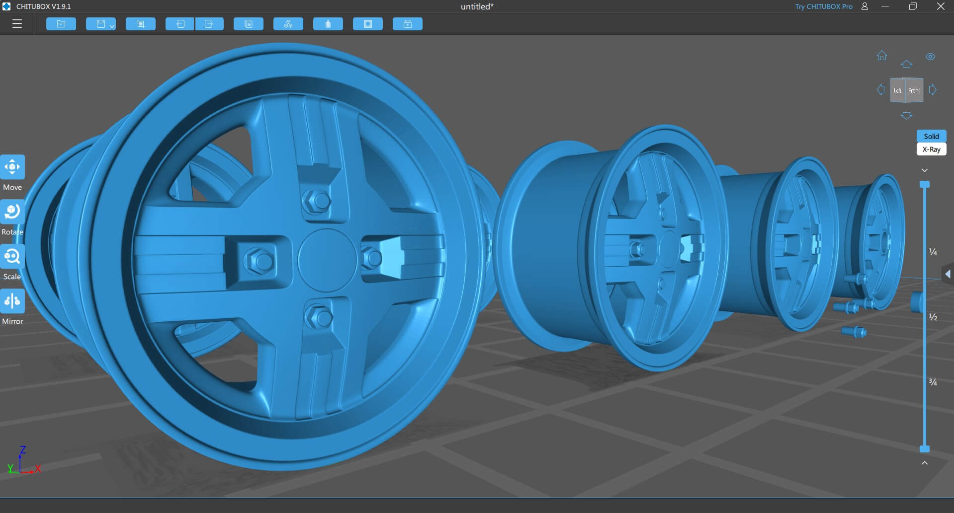 RX-7 626 1981 OEM Wheels 3D Model by bayazoff