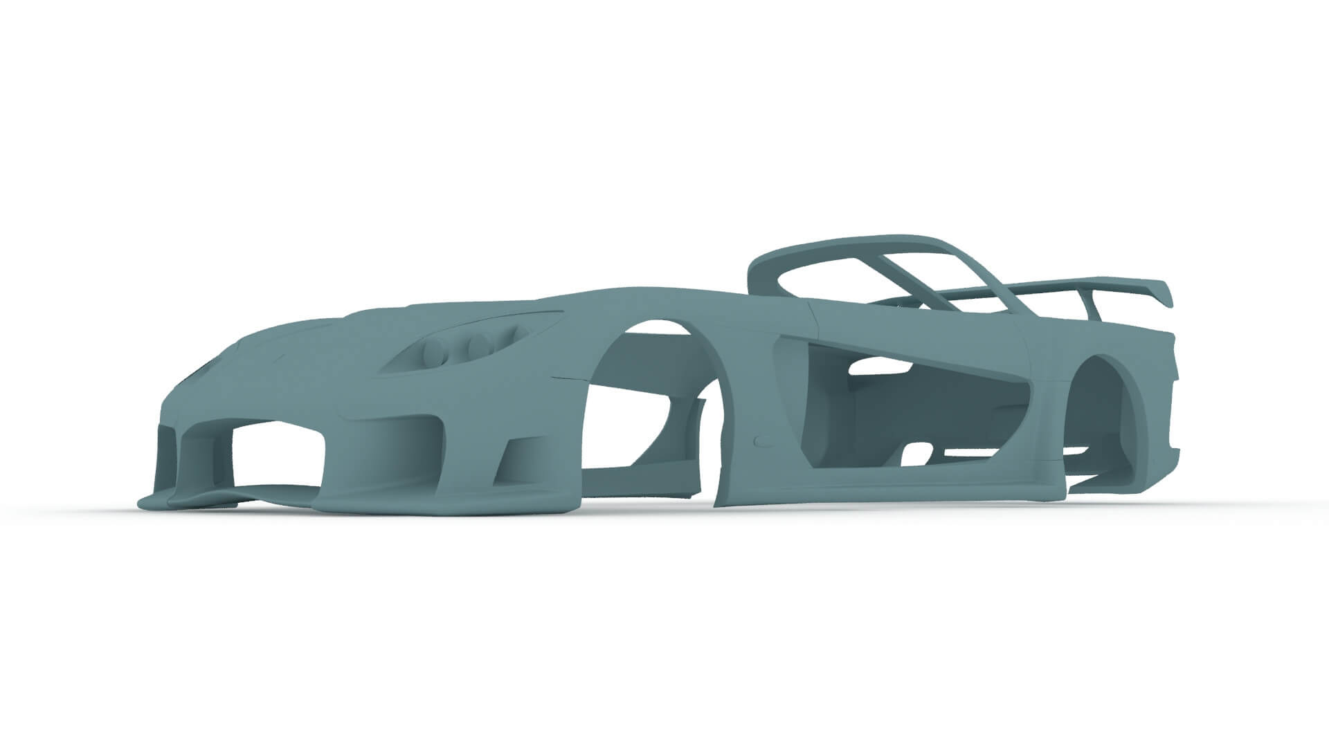 RX7 Veilside Fortune Printable Kit 1-24 3D Print Model by bayazoff