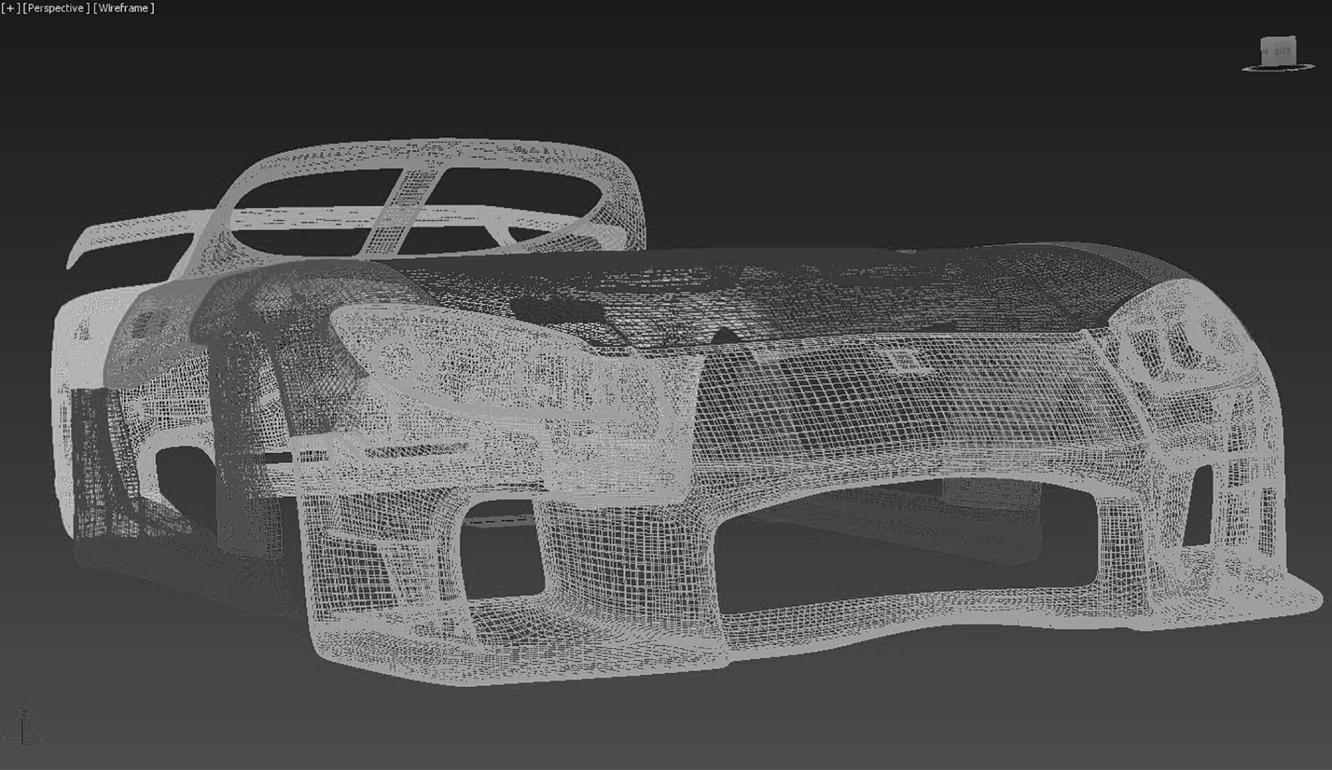 RX7 Veilside Fortune Printable Kit 1-24 3D Model by bayazoff