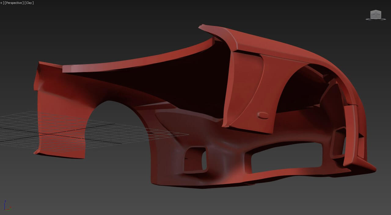 RX7 Veilside Fortune Printable Kit 1-24 3D Model by bayazoff