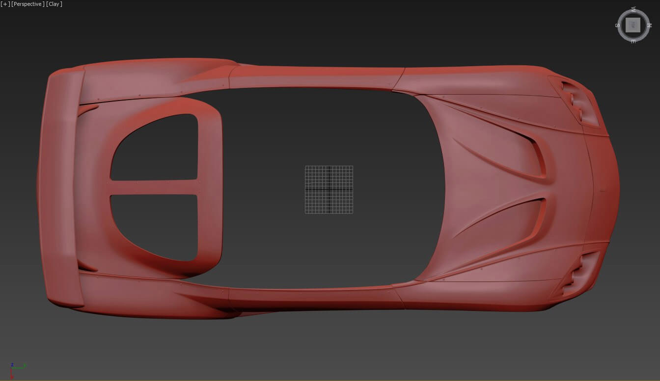 RX7 Veilside Fortune Printable Kit 1-24 3D Model by bayazoff