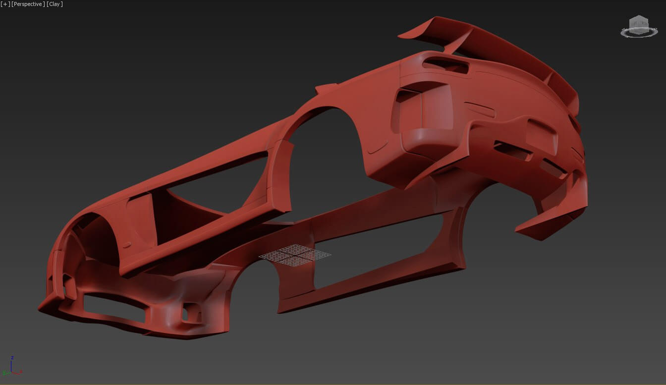 RX7 Veilside Fortune Printable Kit 1-24 3D Model by bayazoff