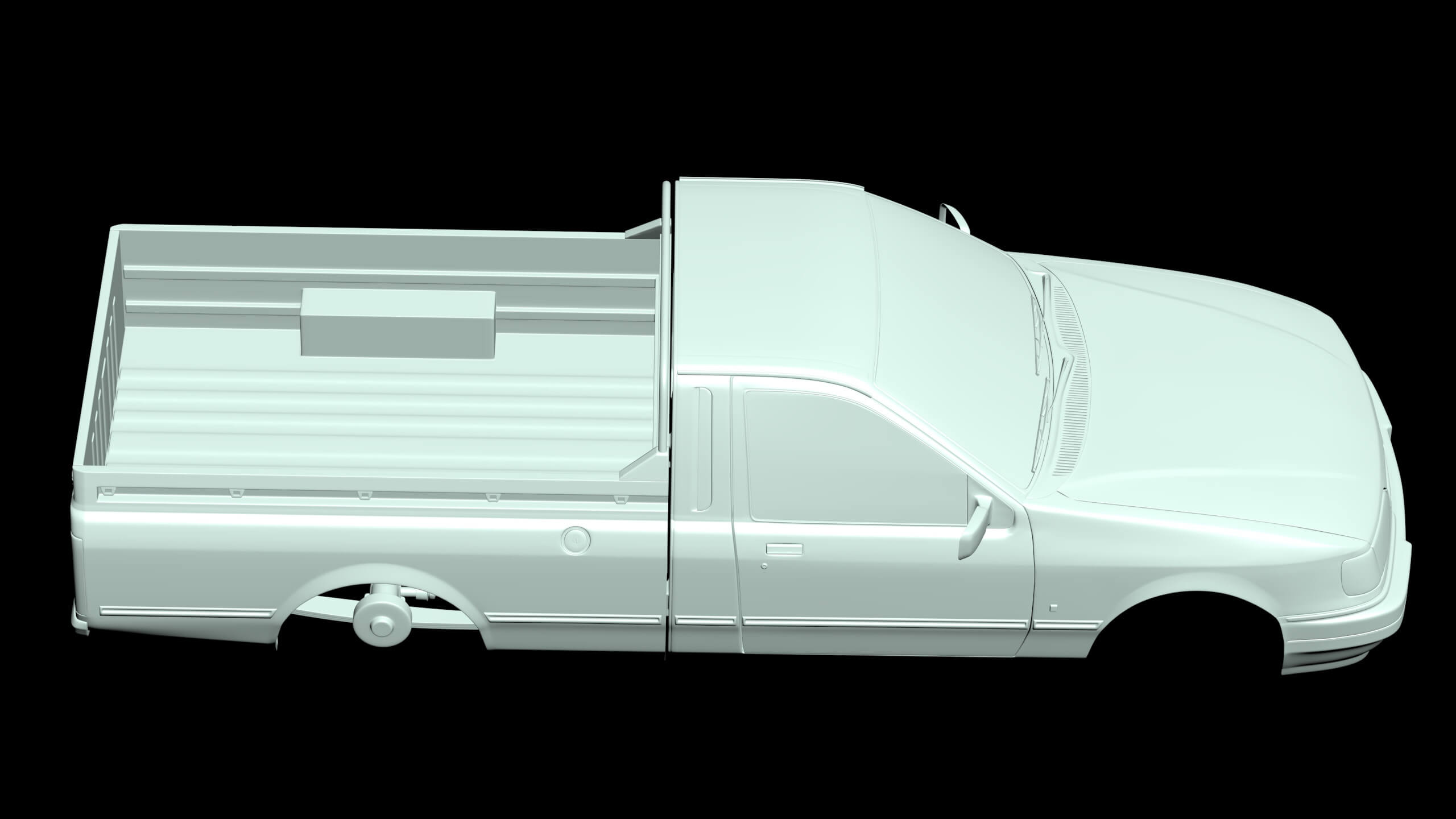 Sierra P100 Pick Up Print Kit - 3D Model by bayazoff