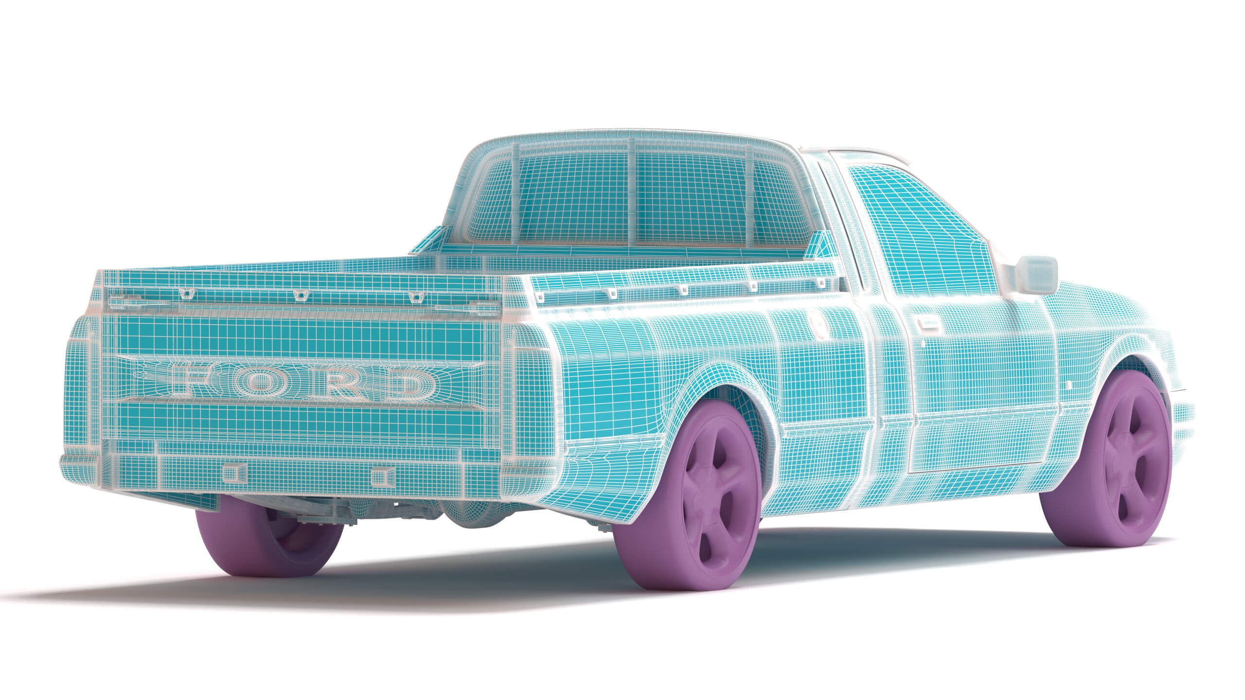 Sierra P100 Pick Up Print Kit - 3D Model by bayazoff