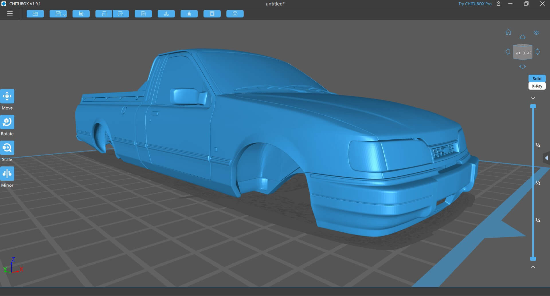 Sierra P100 Pick Up Print Kit - 3D Model by bayazoff