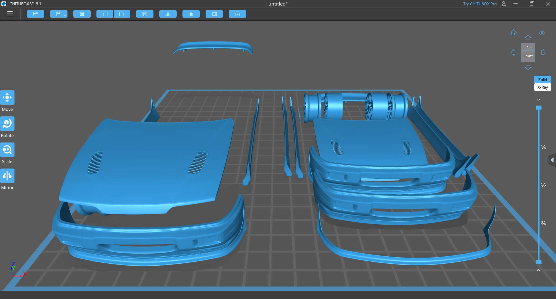 Sierra Sapphire Trans Kit - 3D Model by bayazoff
