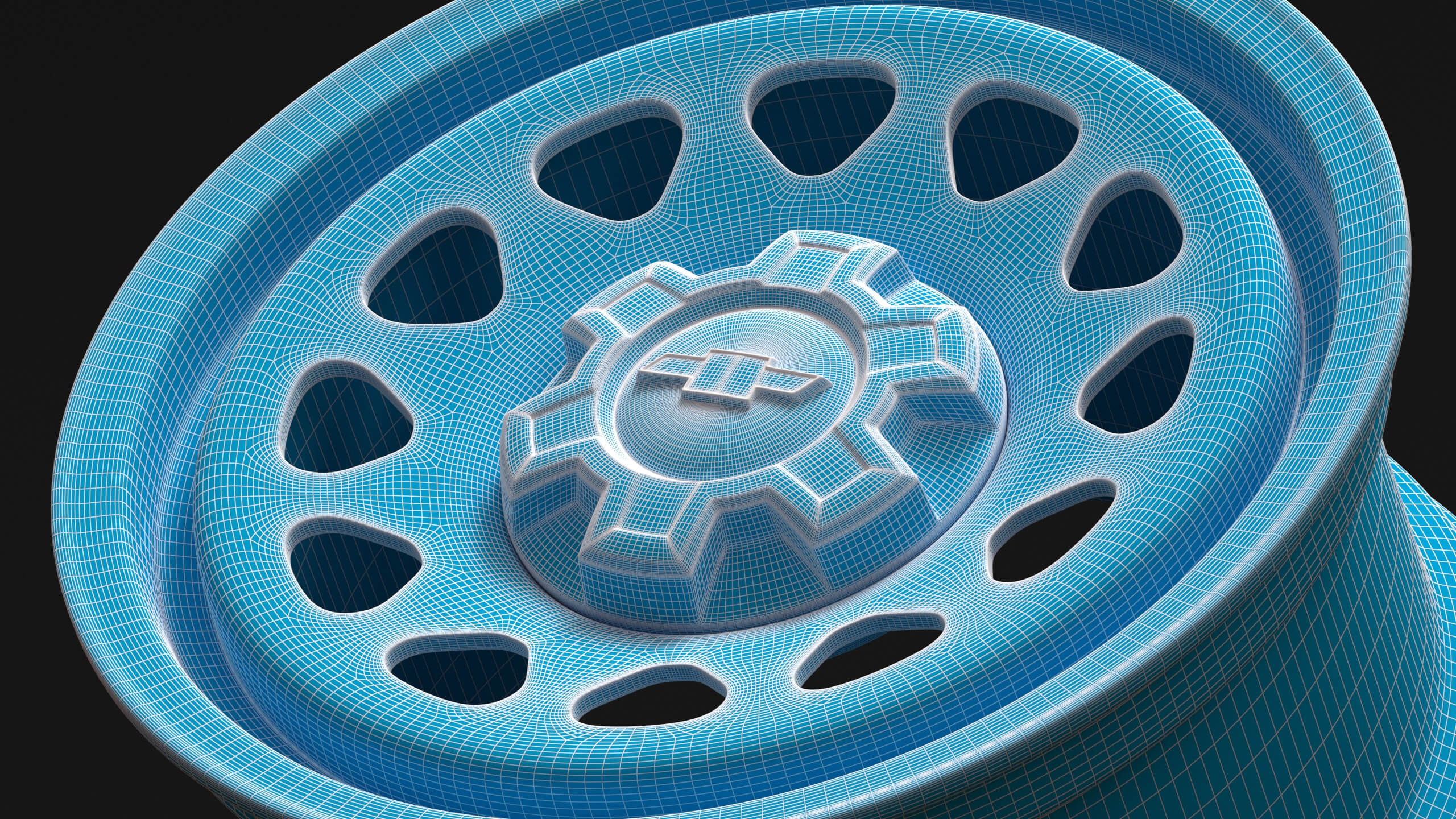 Silverado 1500 OEM Rim - 3D Model by bayazoff