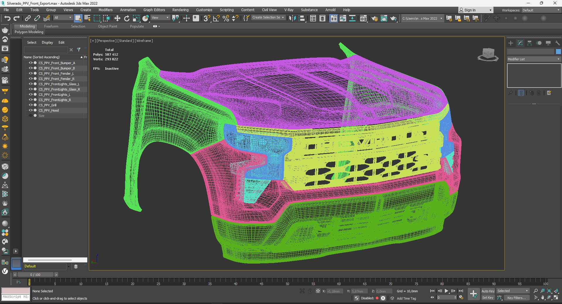 Silverado PPV Front - 3D Model by bayazoff