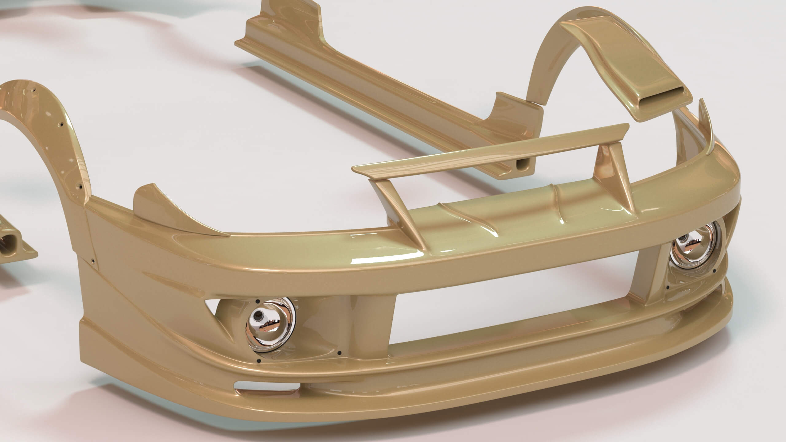 Skyline GTR-R33 Abflug Body Kit Printable 3D Model by bayazoff