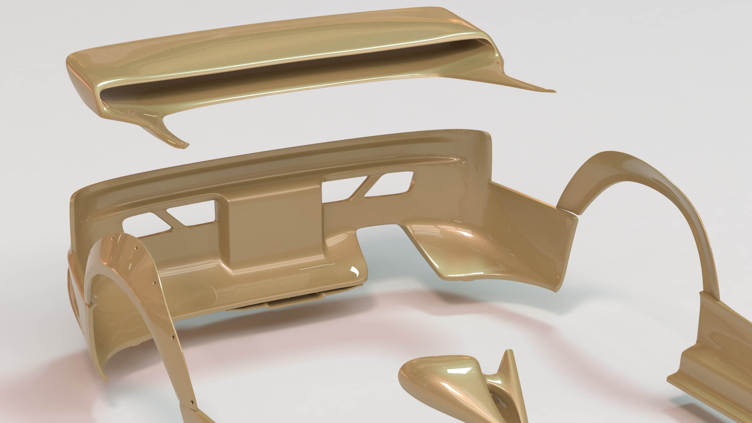 Skyline GTR-R33 Abflug Body Kit Printable 3D Print Model by bayazoff