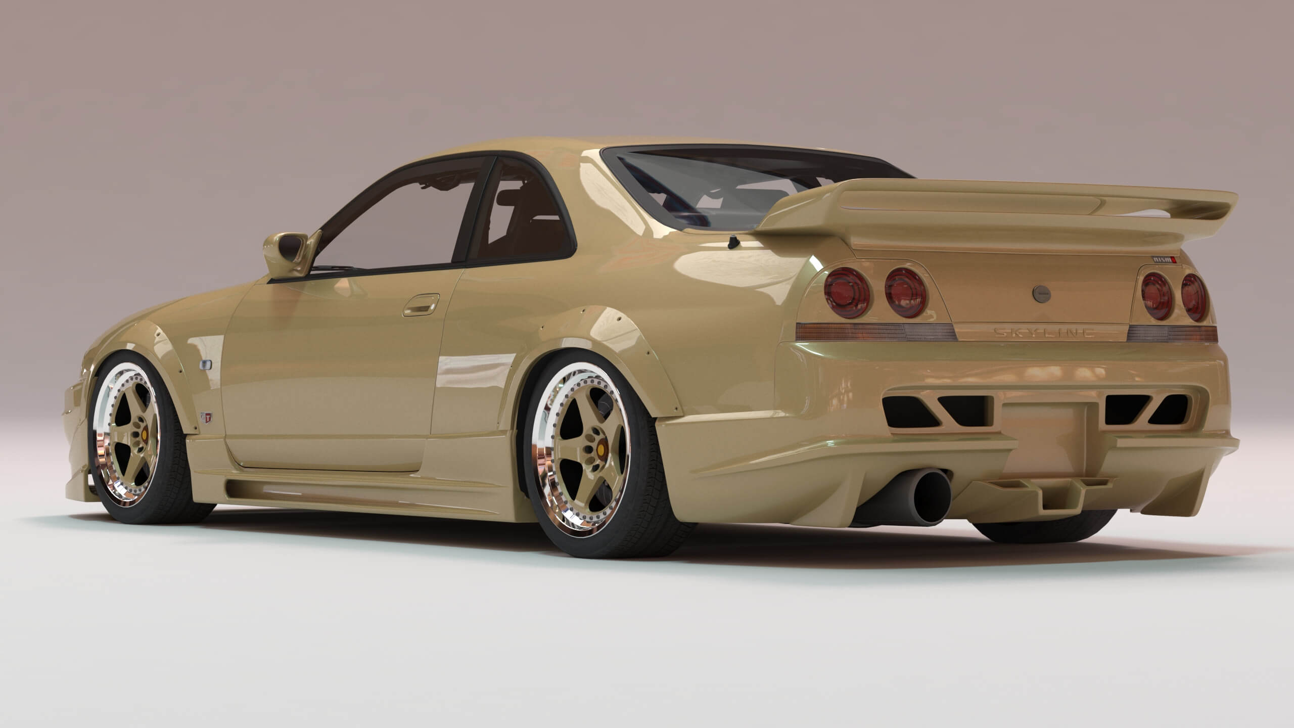 Skyline GTR-R33 Abflug Body Kit Printable 3D Print Model by bayazoff