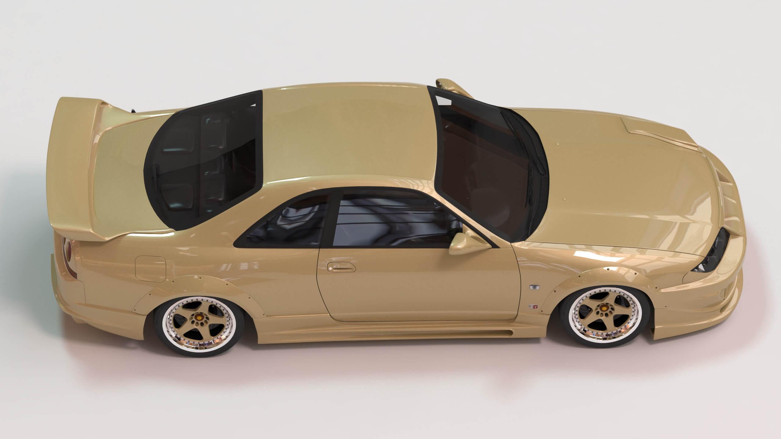 Skyline GTR-R33 Abflug Body Kit Printable 3D Print Model by bayazoff