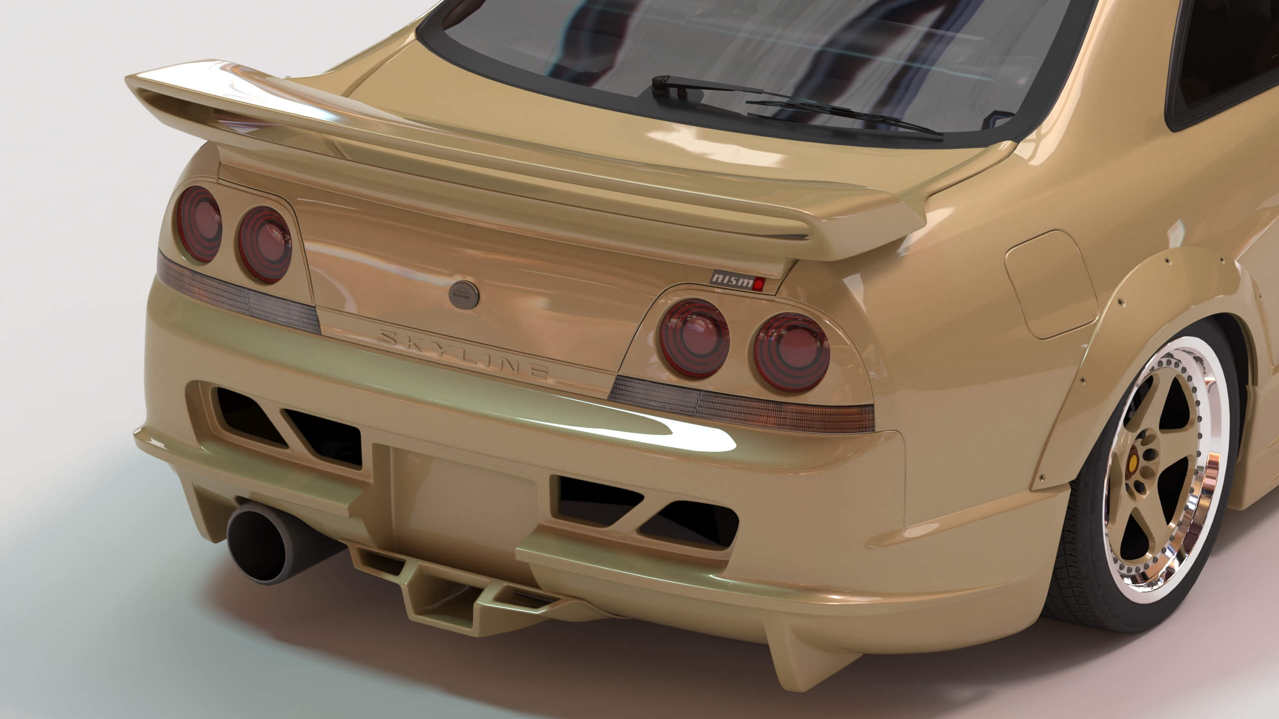 Skyline GTR-R33 Abflug Body Kit Printable 3D Model by bayazoff