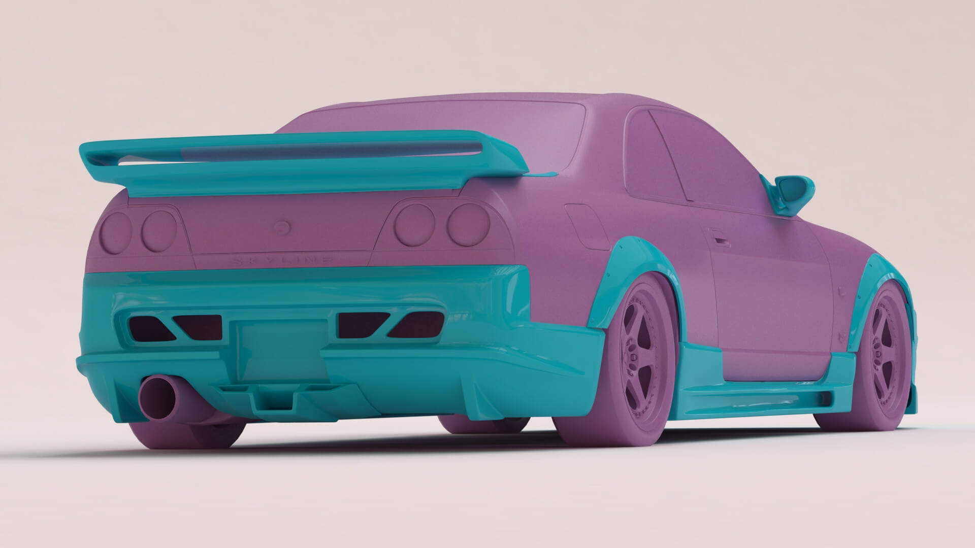 Skyline GTR-R33 Abflug Body Kit Printable 3D Model by bayazoff