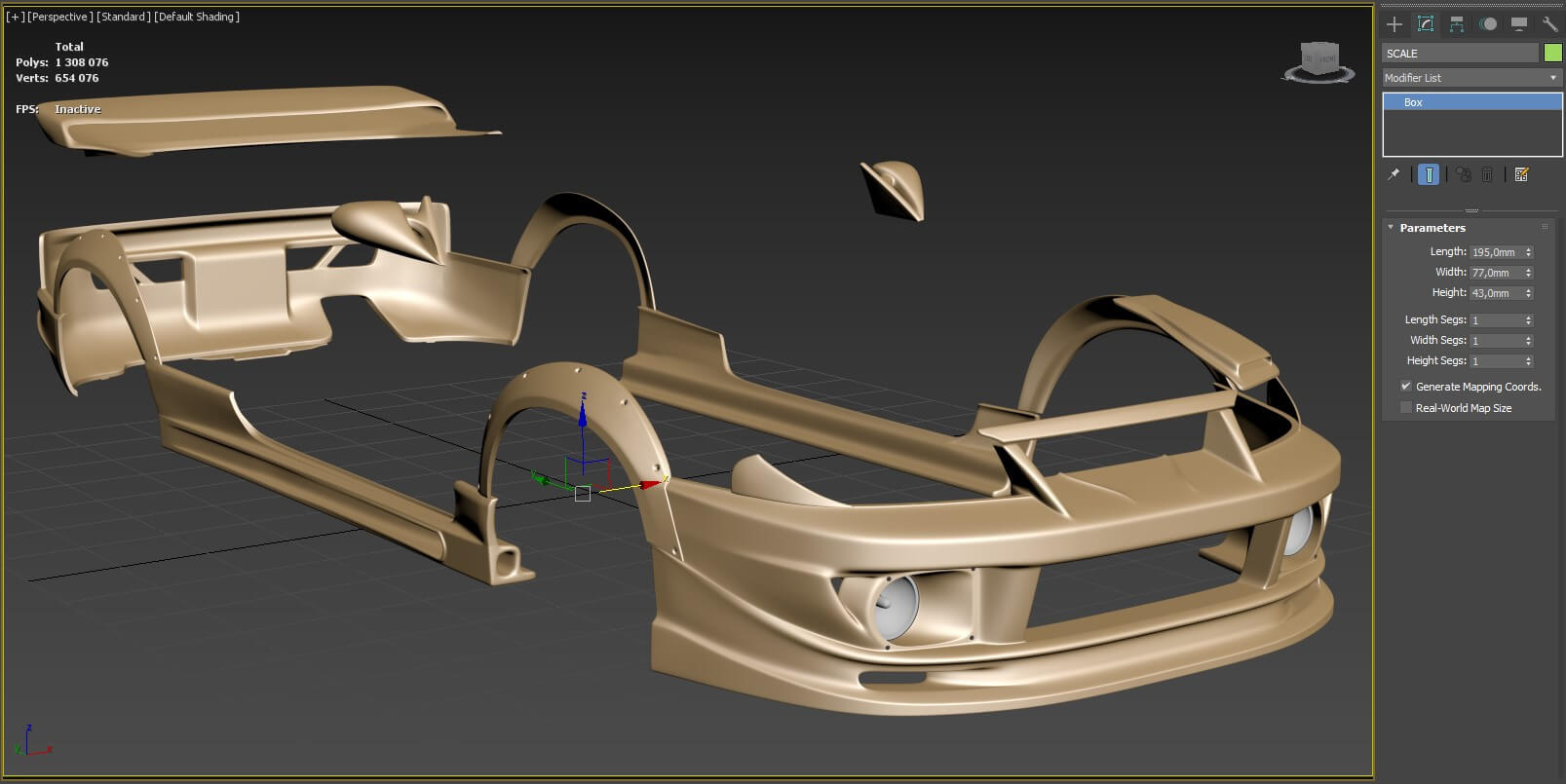 Skyline GTR-R33 Abflug Body Kit Printable 3D Model by bayazoff