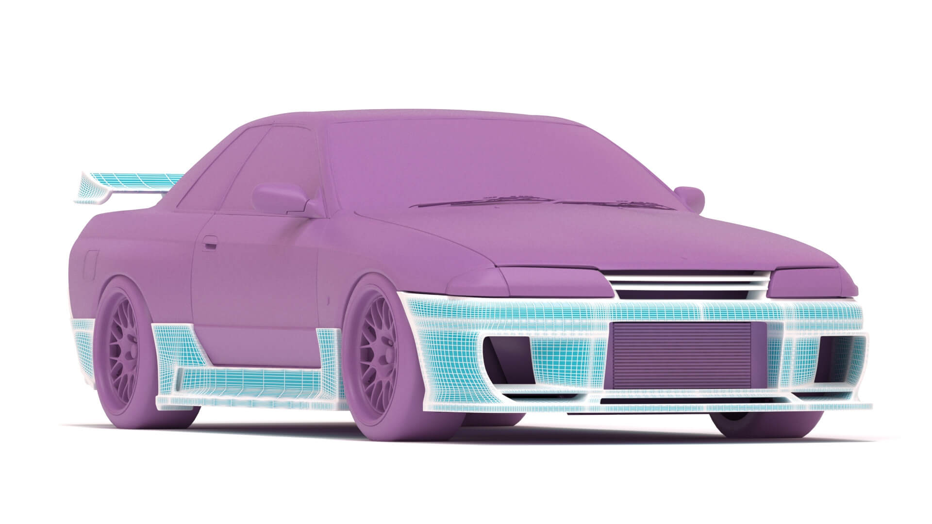 Skyline R32 T2 Aero Kit Printable - 3D Model by bayazoff