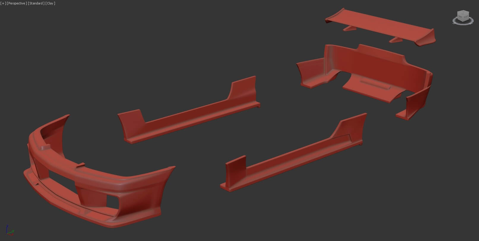 Skyline R32 T2 Aero Kit Printable - 3D Model by bayazoff