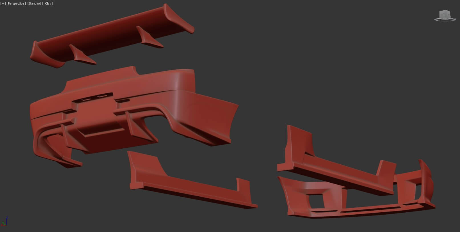 Skyline R32 T2 Aero Kit Printable - 3D Model by bayazoff