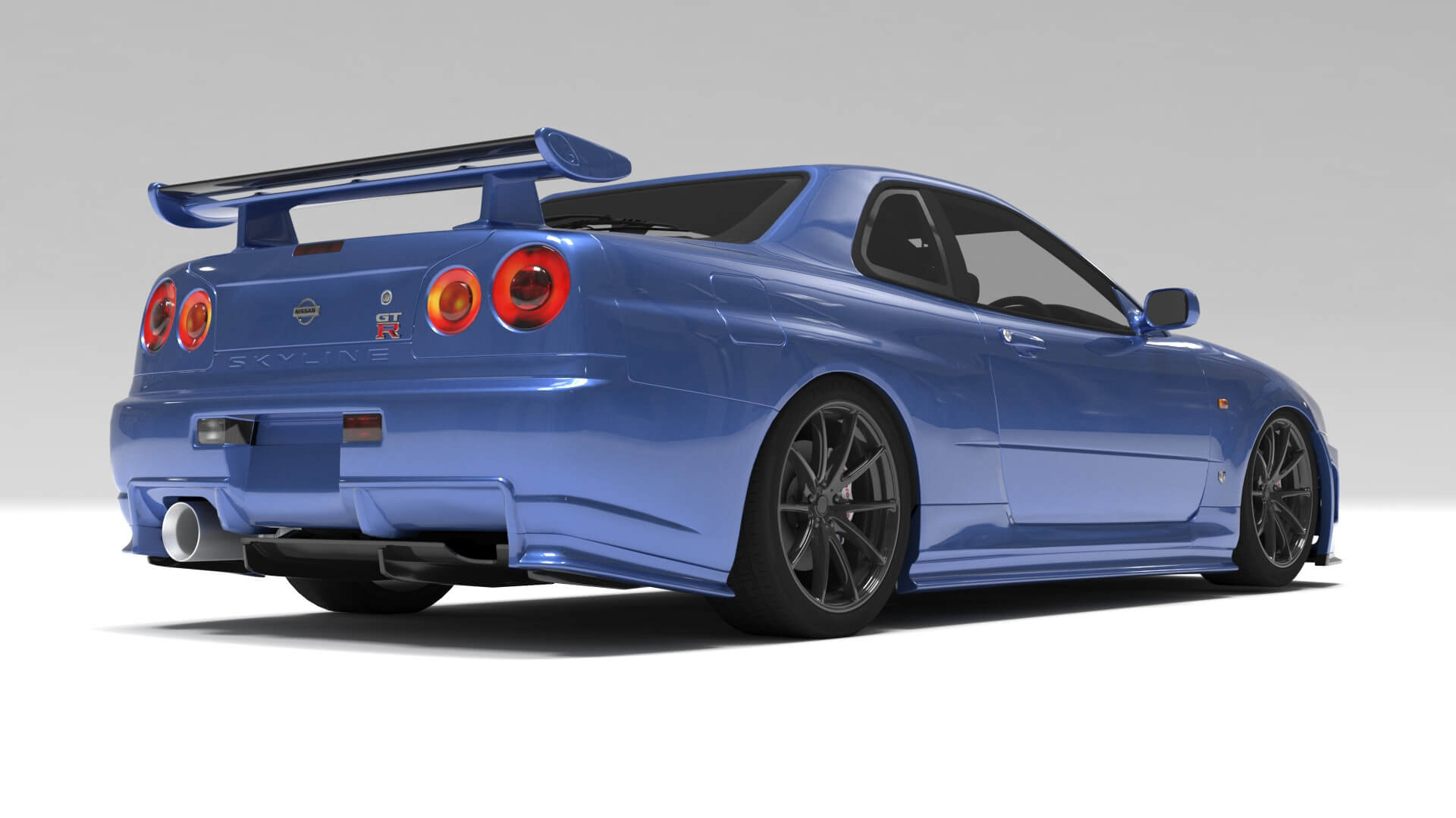 Skyline R34 S-Tune Bodykit and Custom Addons 3D Print Model by bayazoff