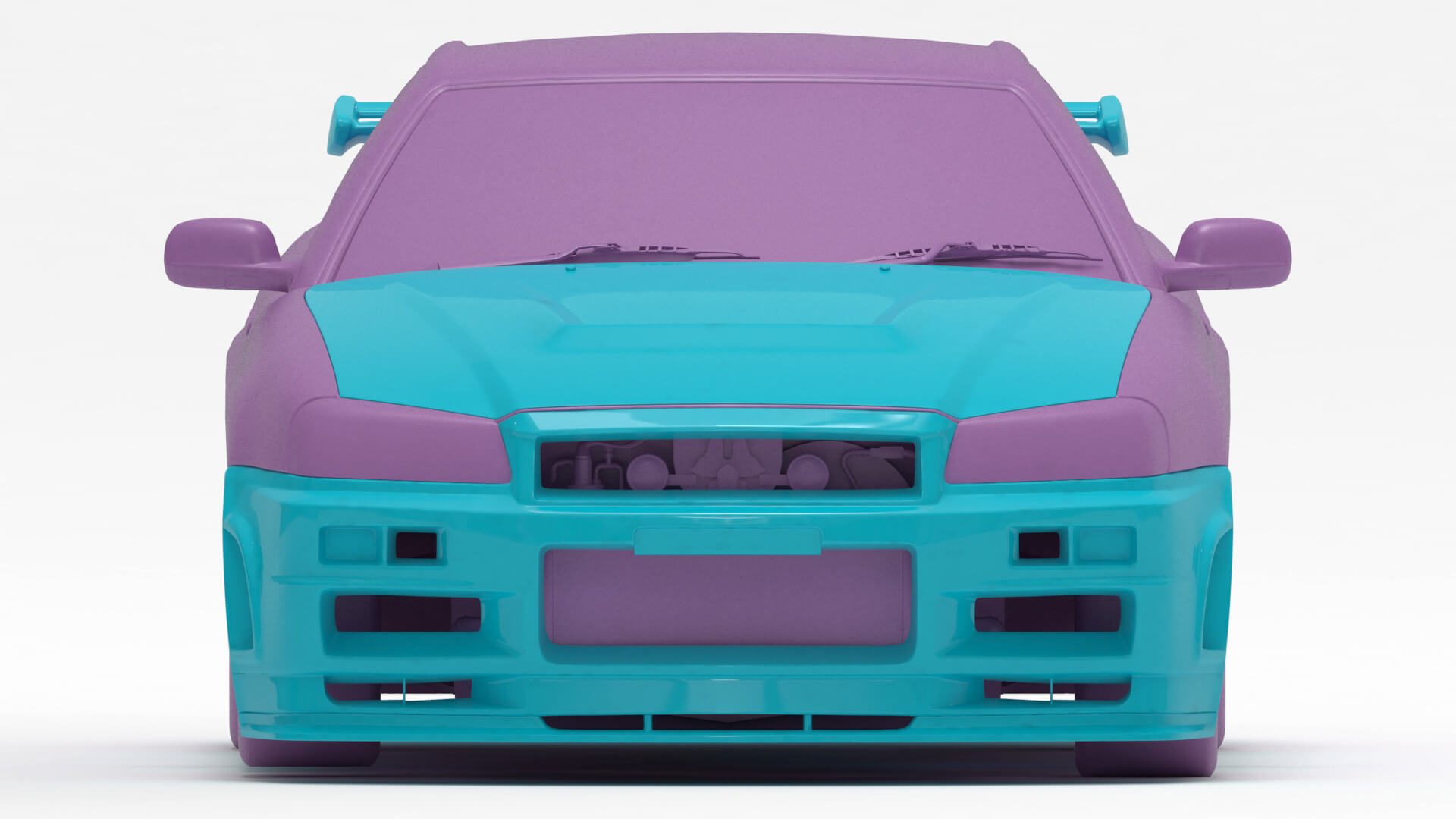 Skyline R34 S-Tune Bodykit and Custom Addons 3D Model by bayazoff