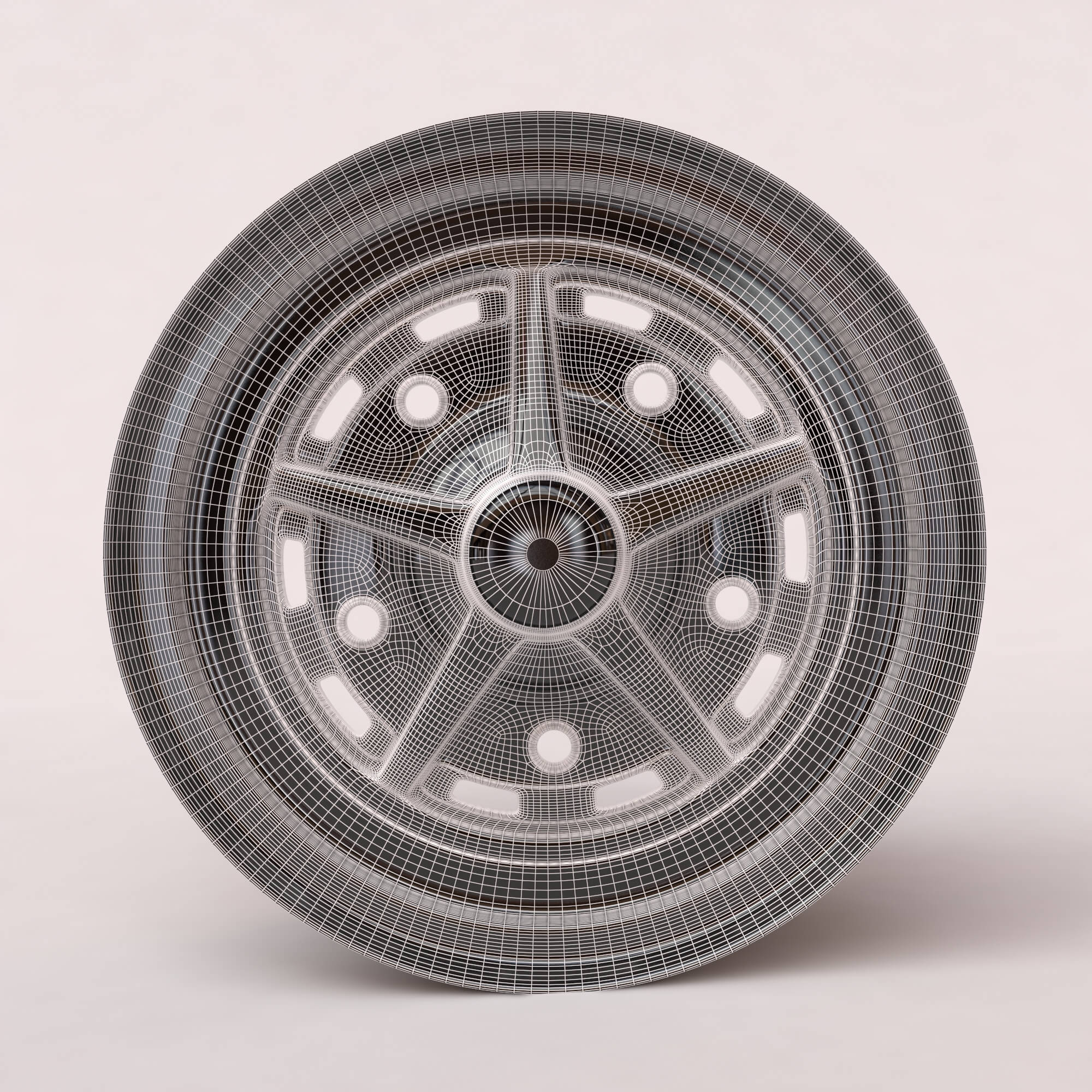 South African SA Sprint Star Rostyle Printable - 3D Print Model by bayazoff