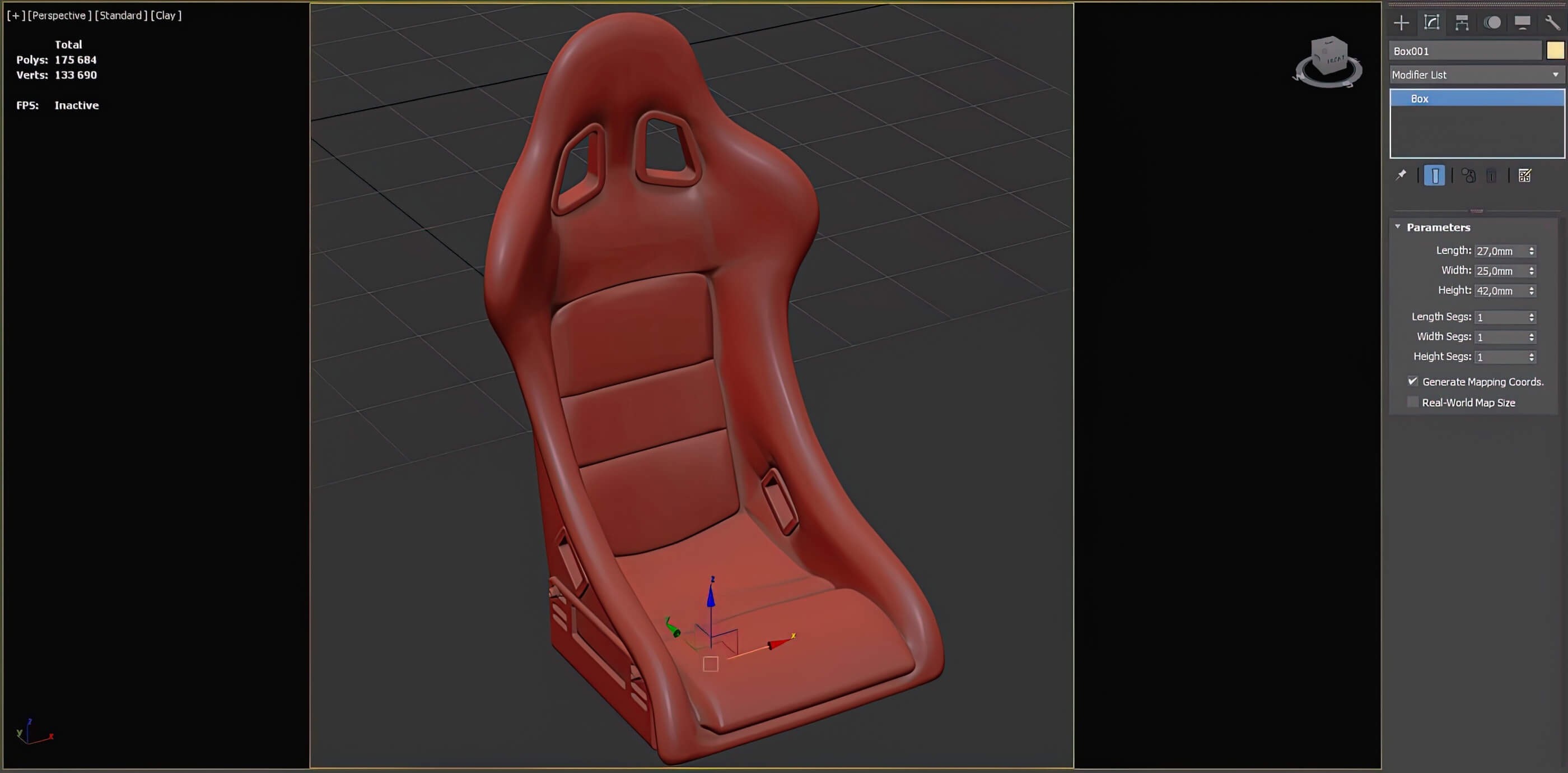 Sparco Rev Racing Seat - 3D Model by bayazoff