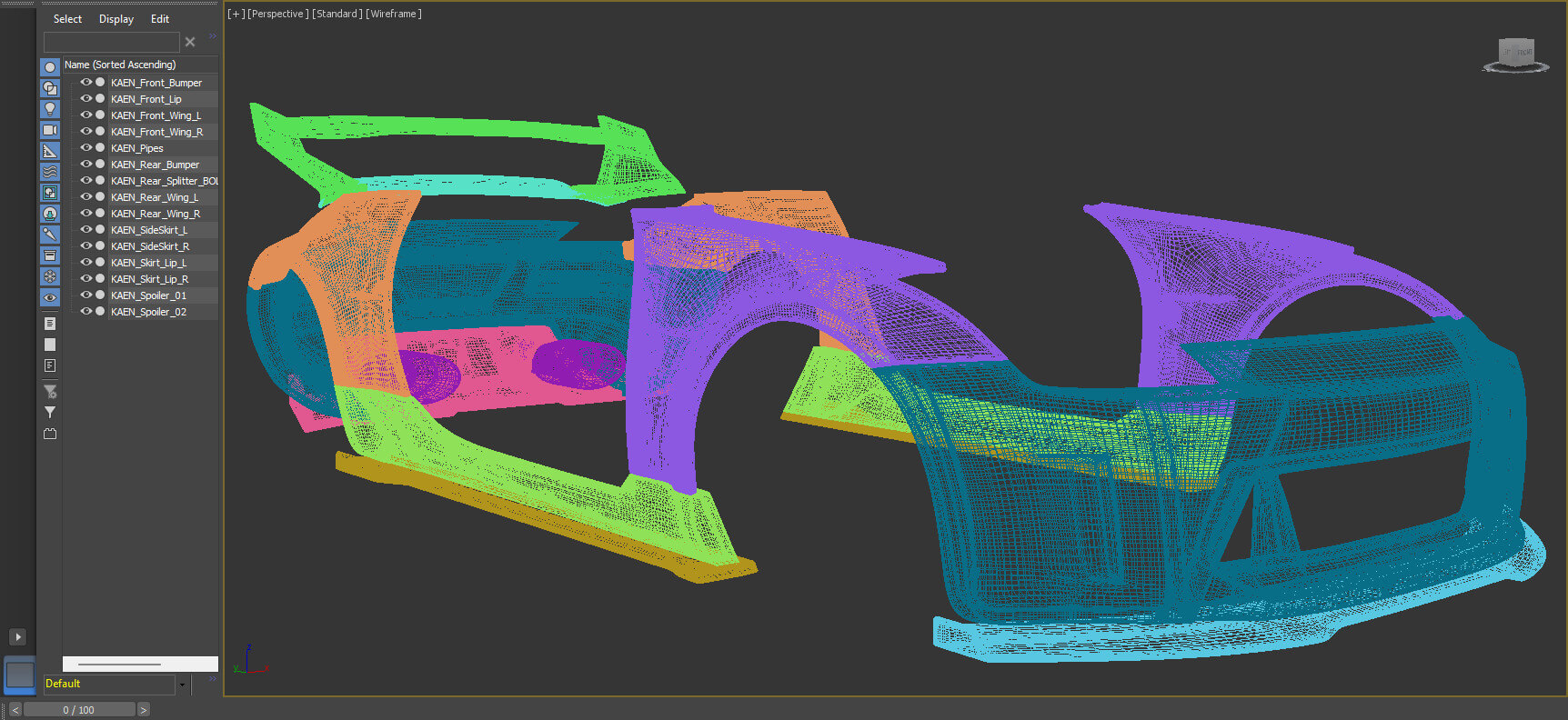 Spirit-Rei Z33 Kaen Kit 3D Model by bayazoff