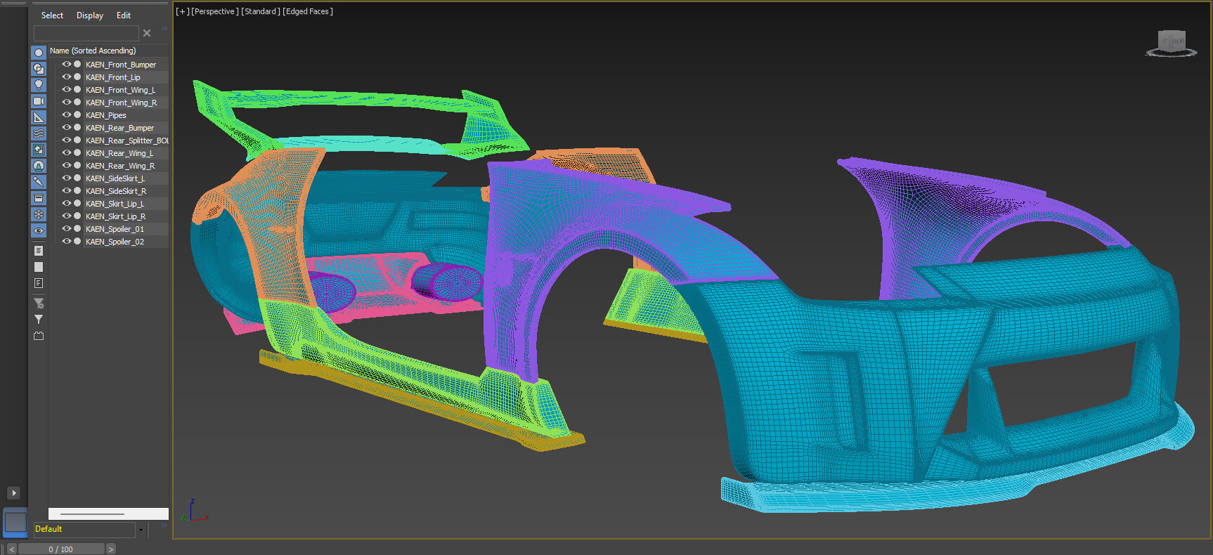 Spirit-Rei Z33 Kaen Kit 3D Model by bayazoff