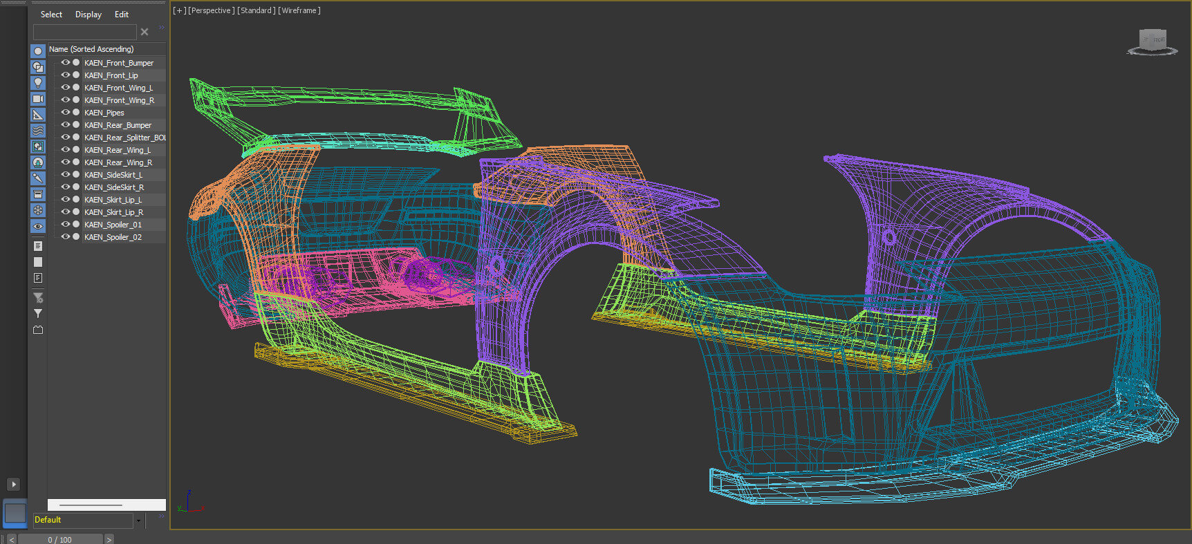 Spirit-Rei Z33 Kaen Kit 3D Model by bayazoff