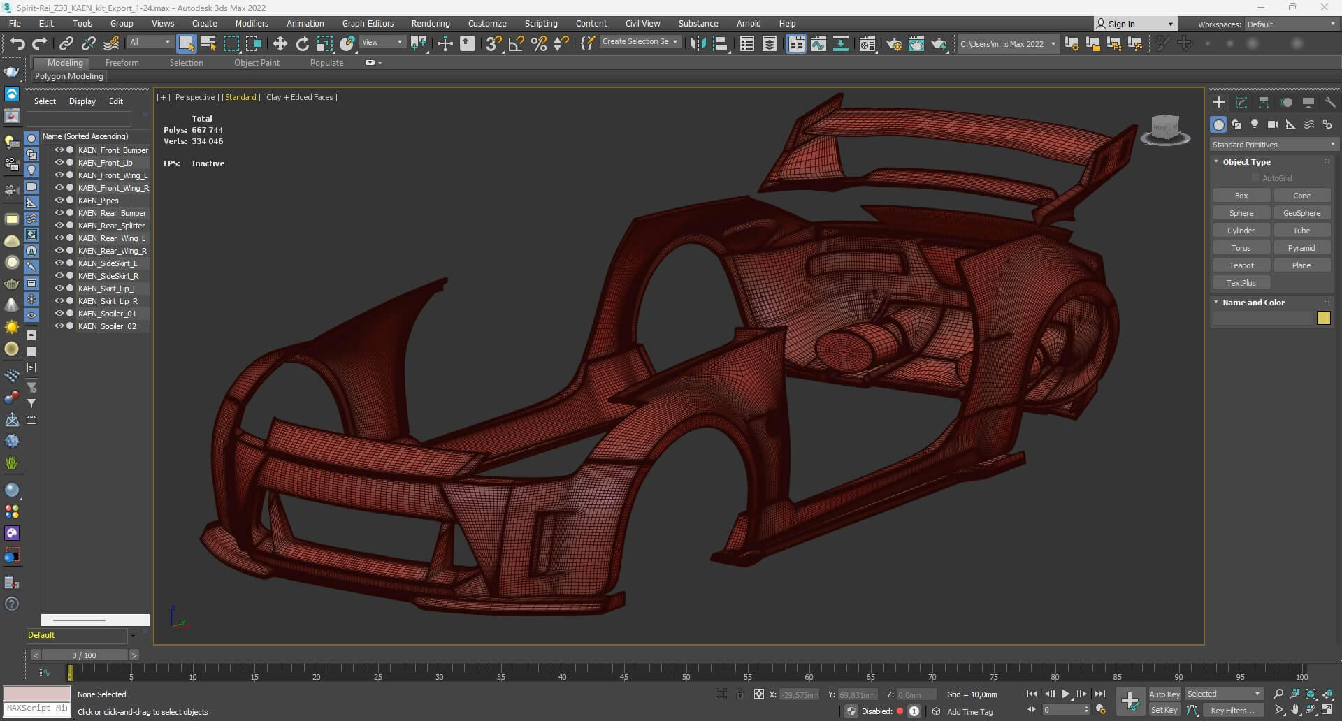 Spirit-Rei Z33 Kaen Kit 3D Model by bayazoff