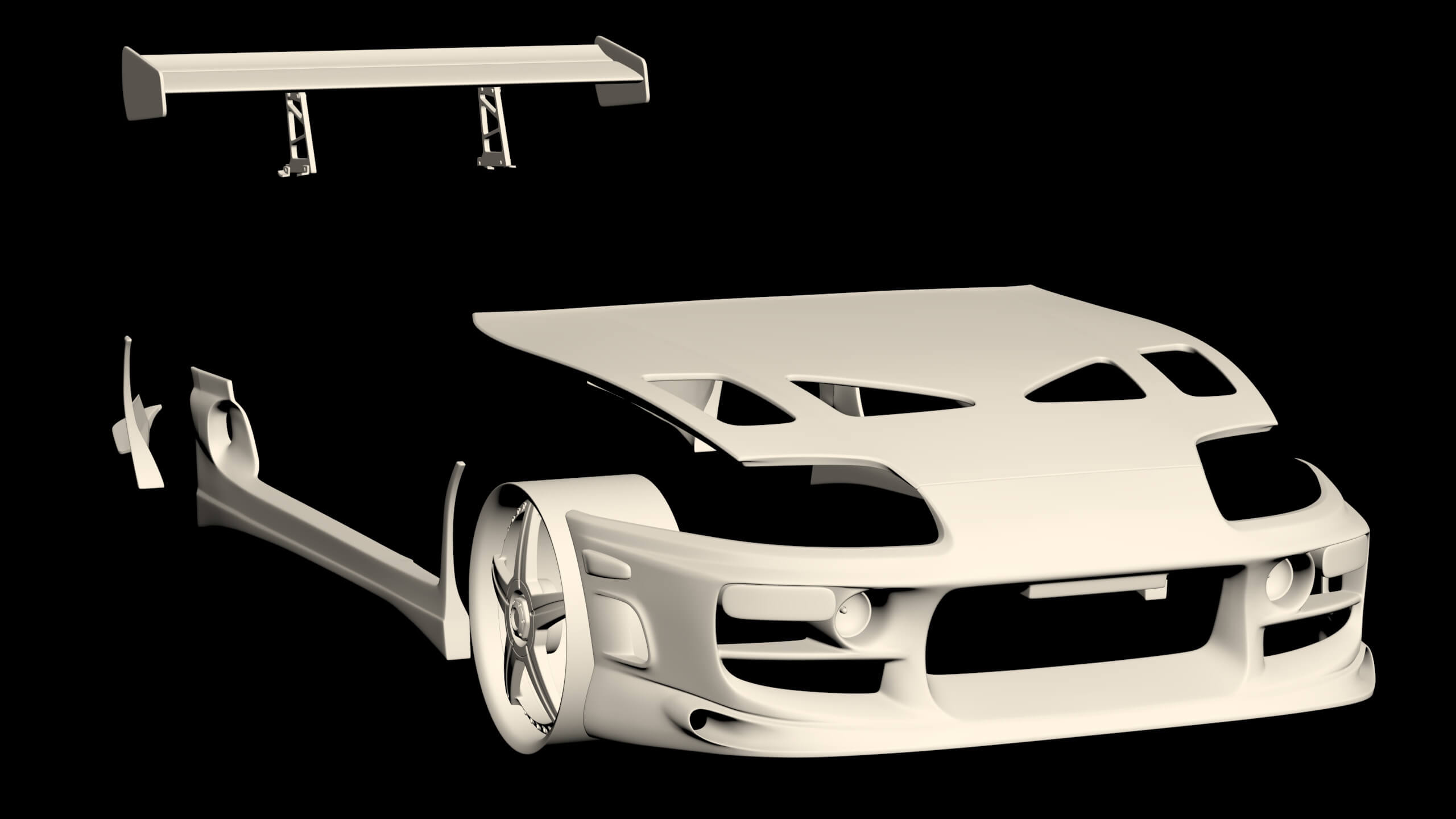 Supra Bomex Body Kit - 3D Print Model by bayazoff