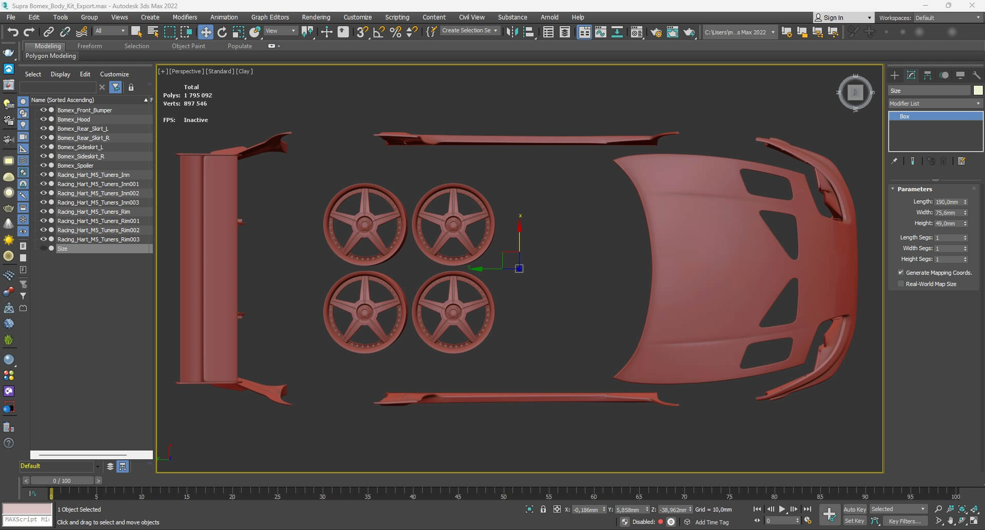 Supra Bomex Body Kit - 3D Model by bayazoff