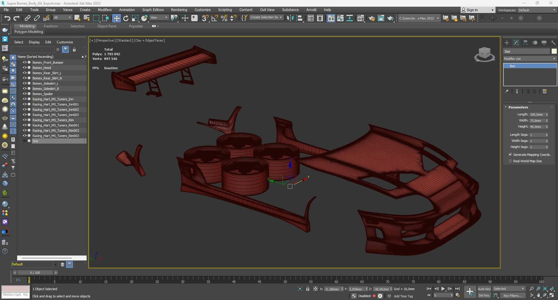Supra Bomex Body Kit - 3D Model by bayazoff