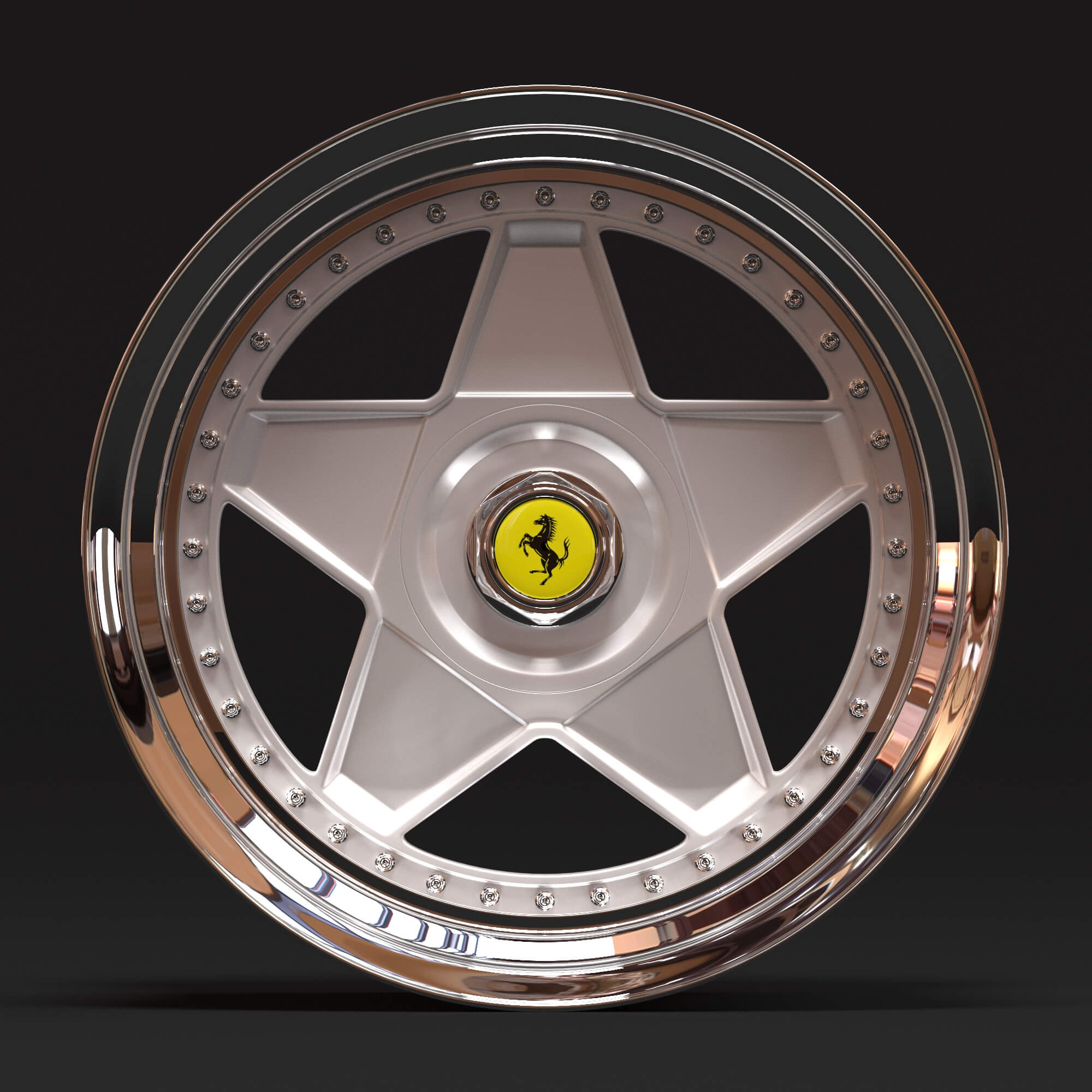 Testarossa Stance Wheels - 3D Print Model by bayazoff