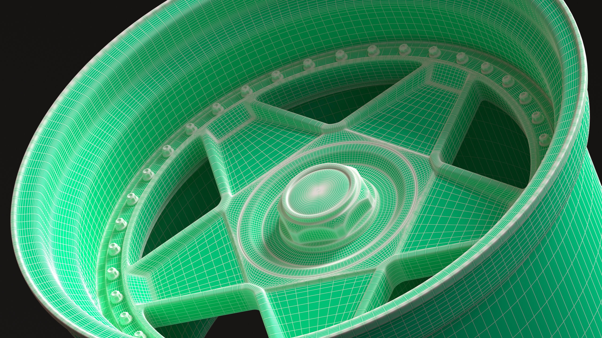 Testarossa Stance Wheels - 3D Print Model by bayazoff