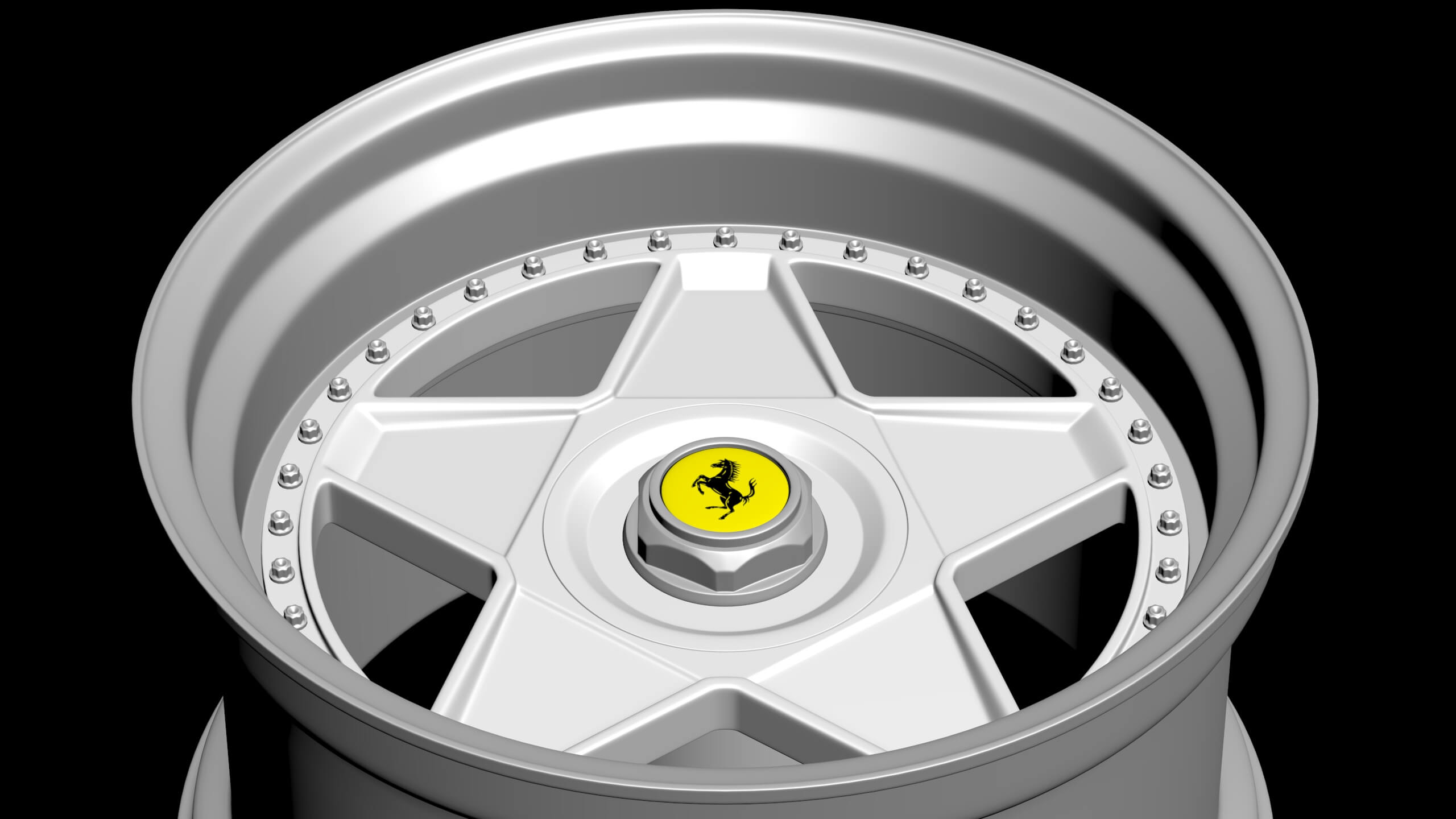 Testarossa Stance Wheels - 3D Print Model by bayazoff
