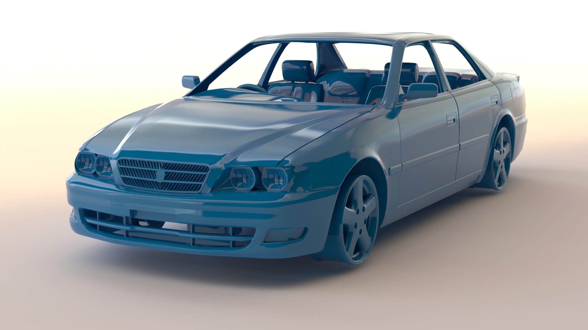 Toyota Chaser JZX100 Scale Print Kit - 3D Model by bayazoff