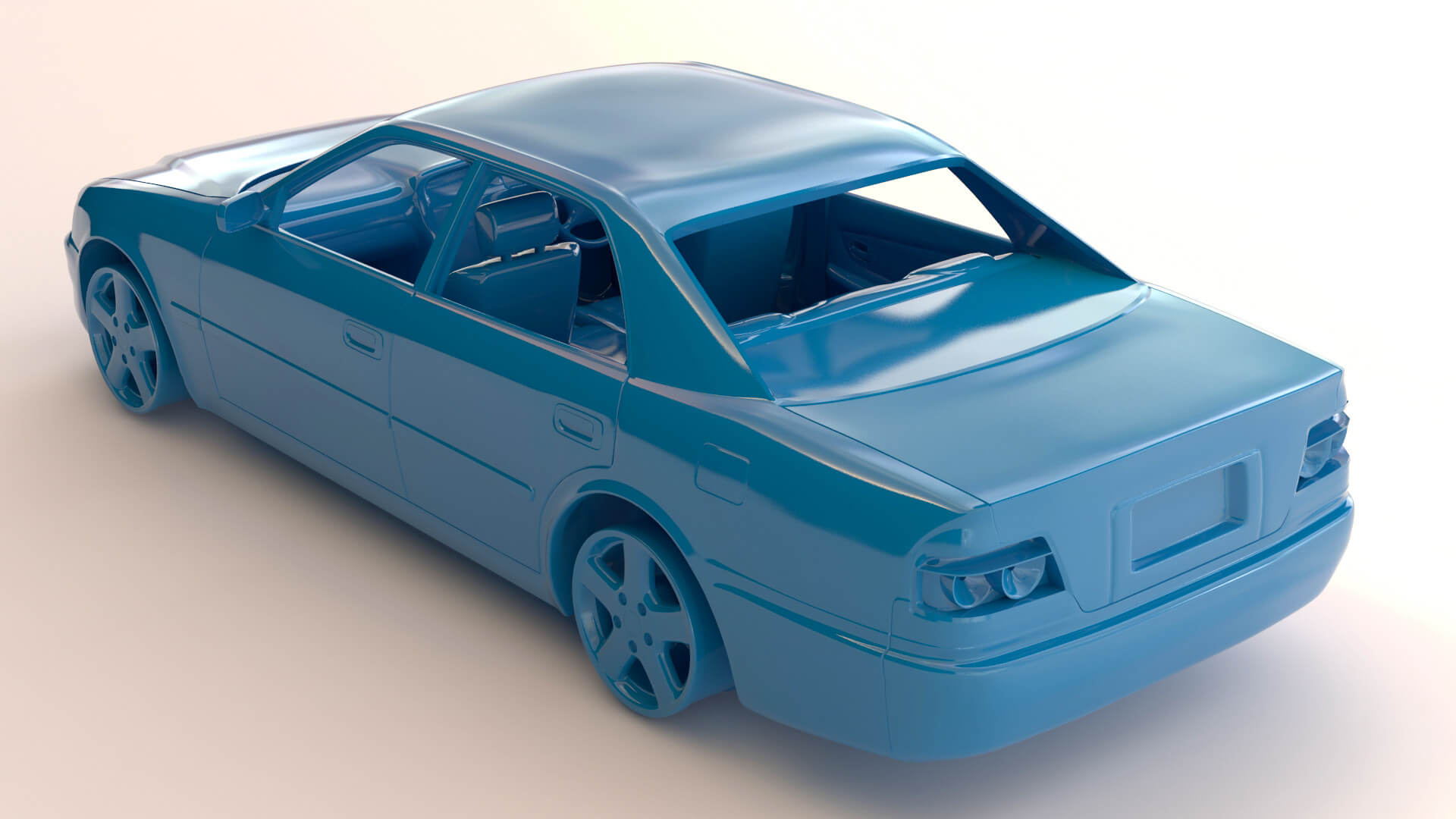 Toyota Chaser JZX100 Scale Print Kit - 3D Model by bayazoff