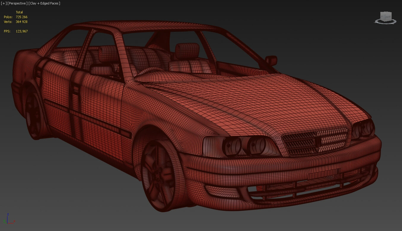 Toyota Chaser JZX100 Scale Print Kit - 3D Model by bayazoff