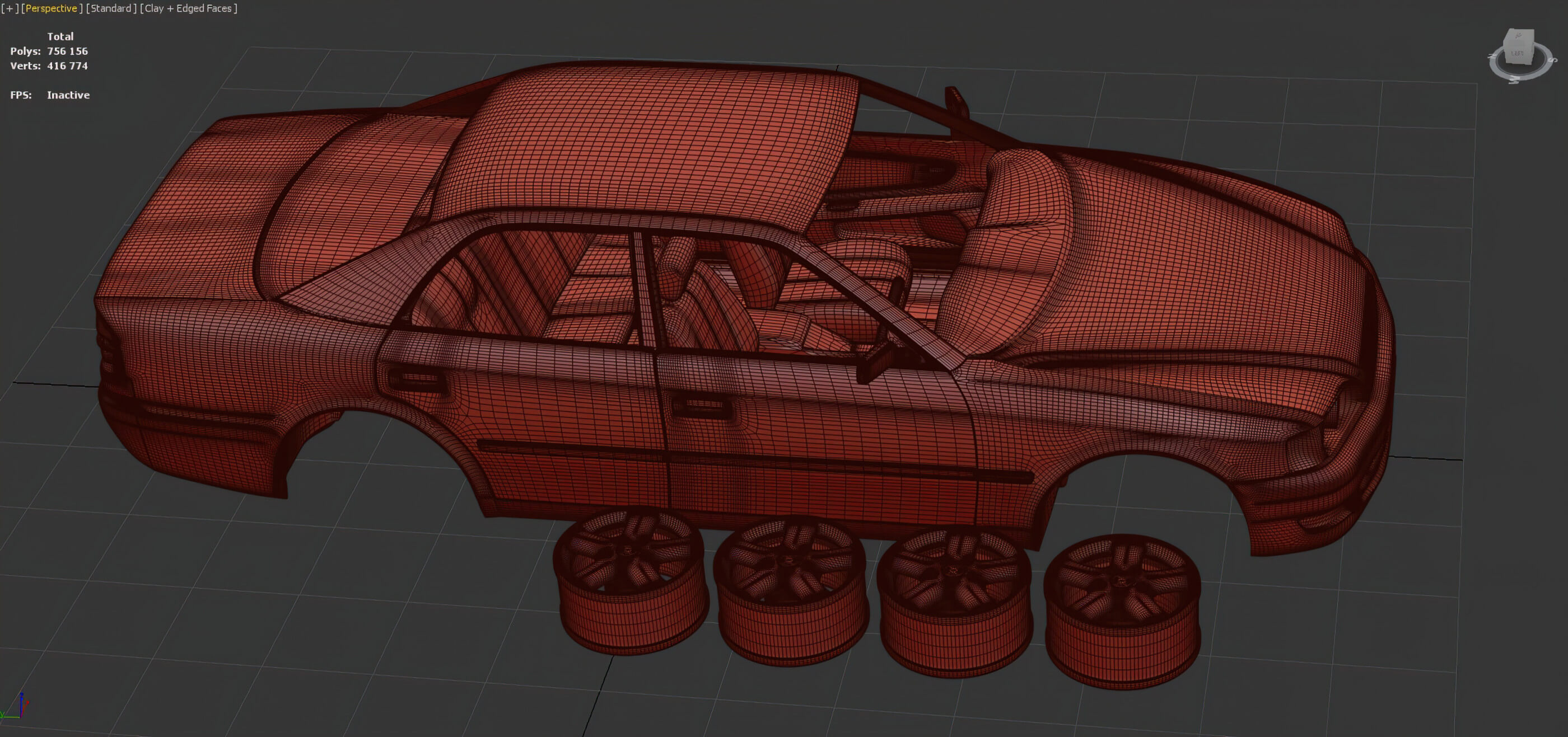 Toyota Chaser JZX100 Scale Print Kit - 3D Model by bayazoff